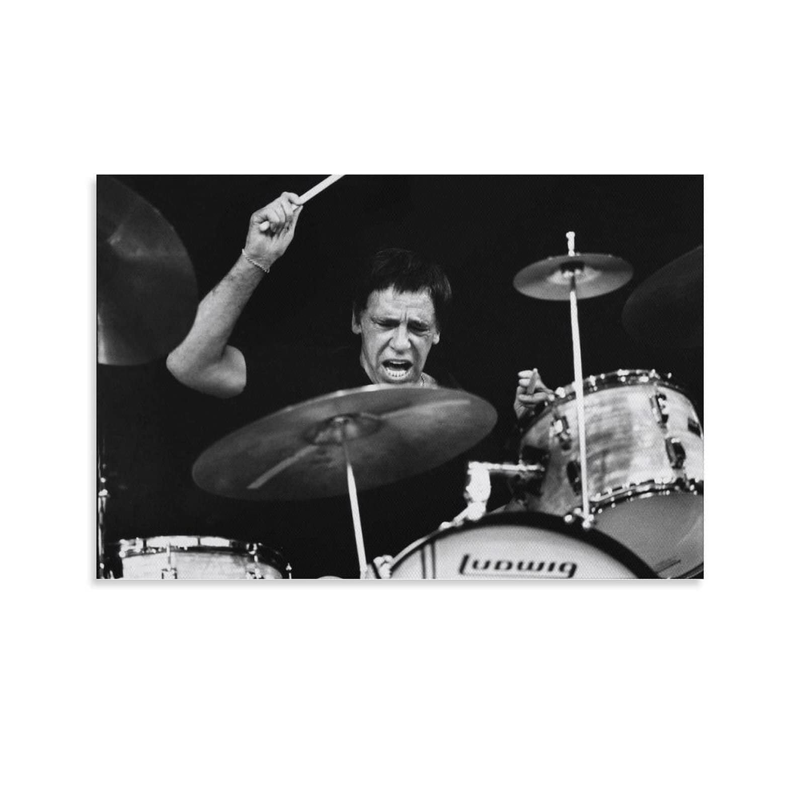 The Great Drummer Buddy_Rich 1987 Performance Retro Poster Poster ...