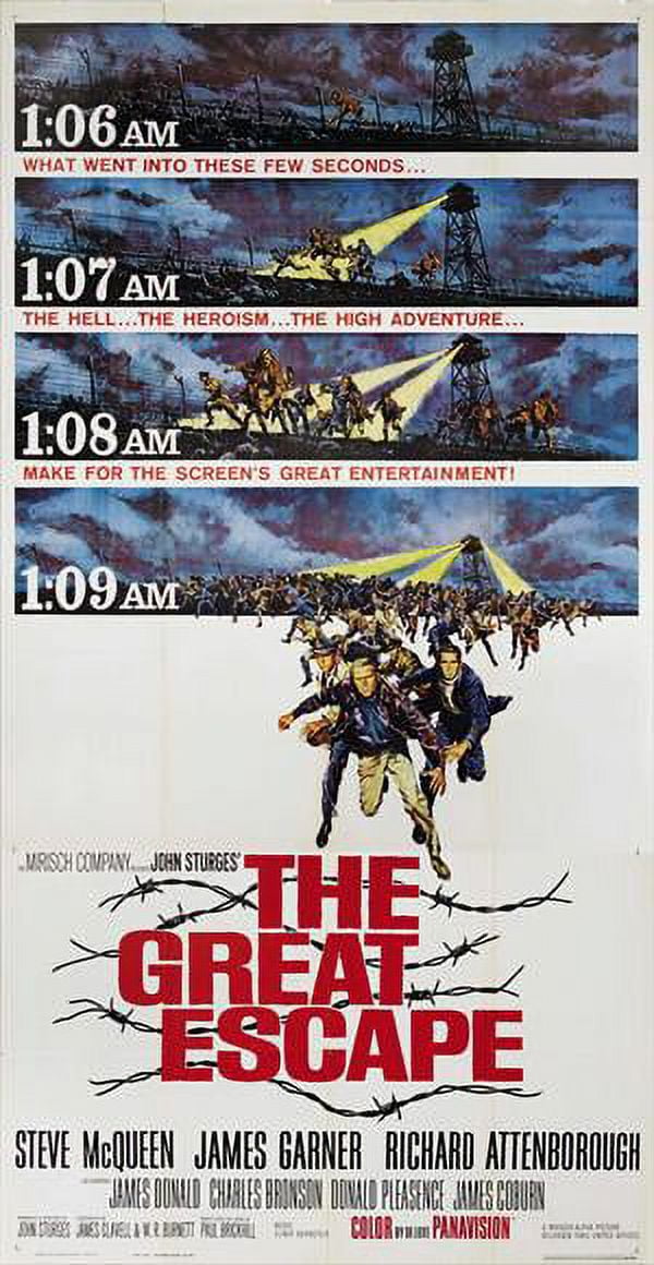 The Great Escape - movie POSTER (Style A) (20" x 40") (1963) - Walmart.com