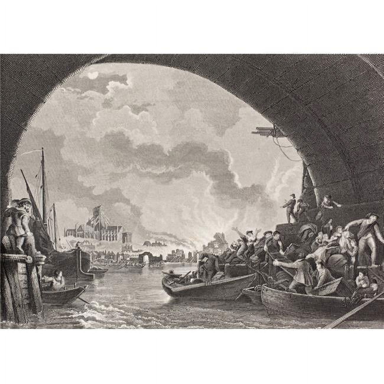 The Great Fire of London 1666 From The Book Gallery of Historical ...