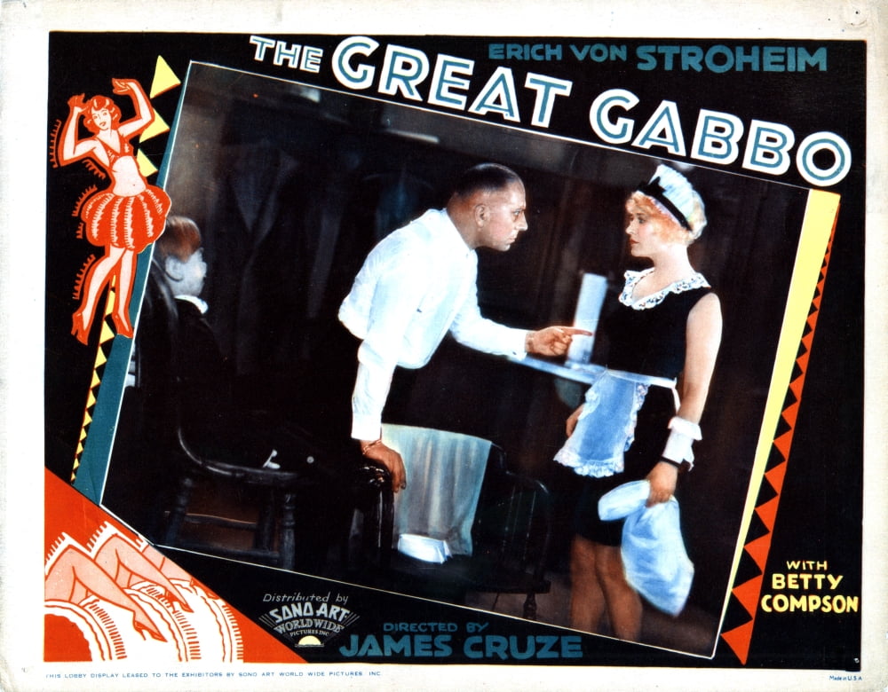 The Great Gabbo From Left Erich Von Stroheim Betty Compson 1929 Movie ...