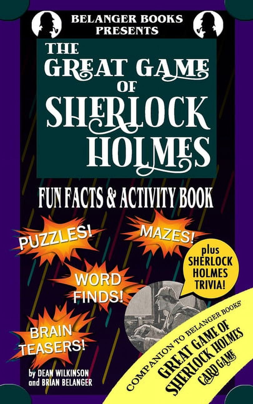 The Great Game of Sherlock Holmes Fun Facts & Activity Book - Walmart.com