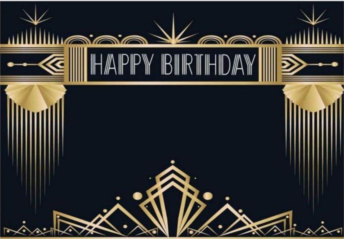 The Great Gatsby Wedding Background Party Baby Shower Banner Photo ...