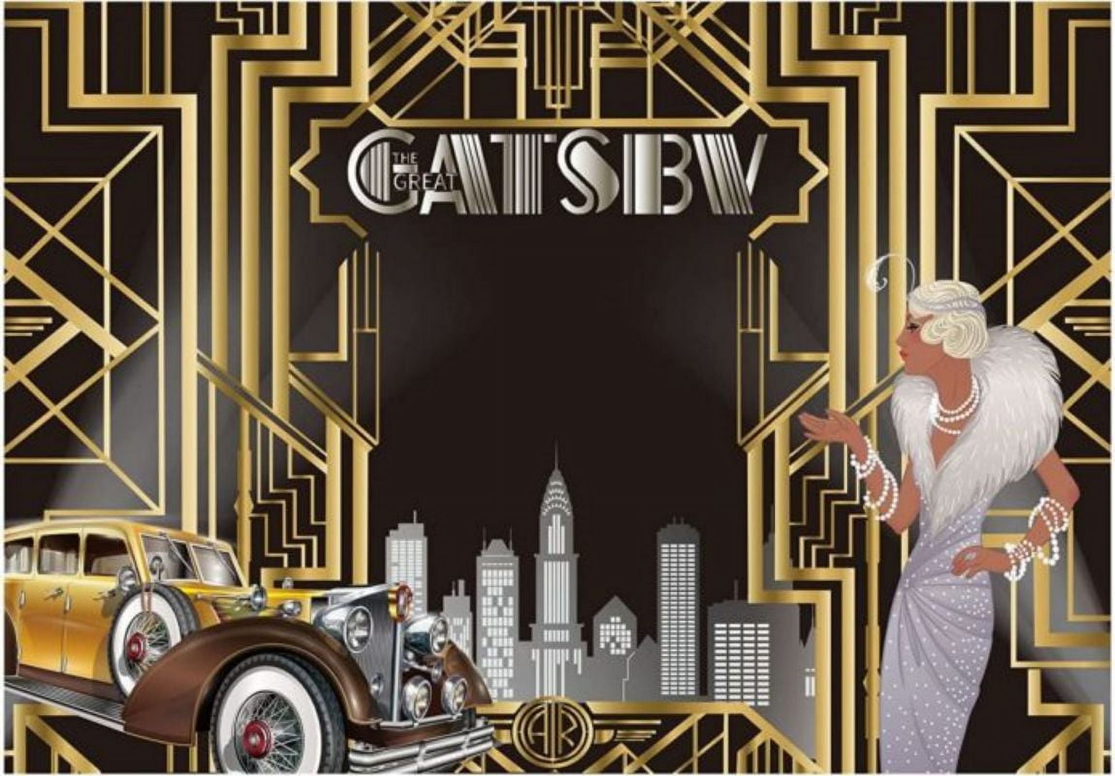 The Great Gatsby Wedding Background Party Baby Shower Banner Photo ...