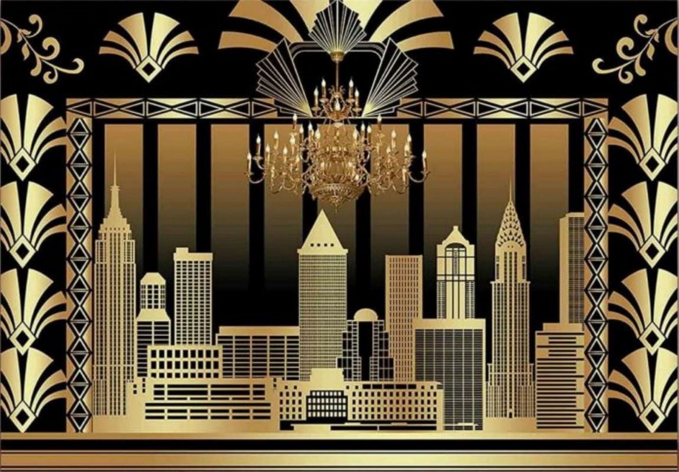 The Great Gatsby Wedding Background Party Baby Shower Banner Photo ...