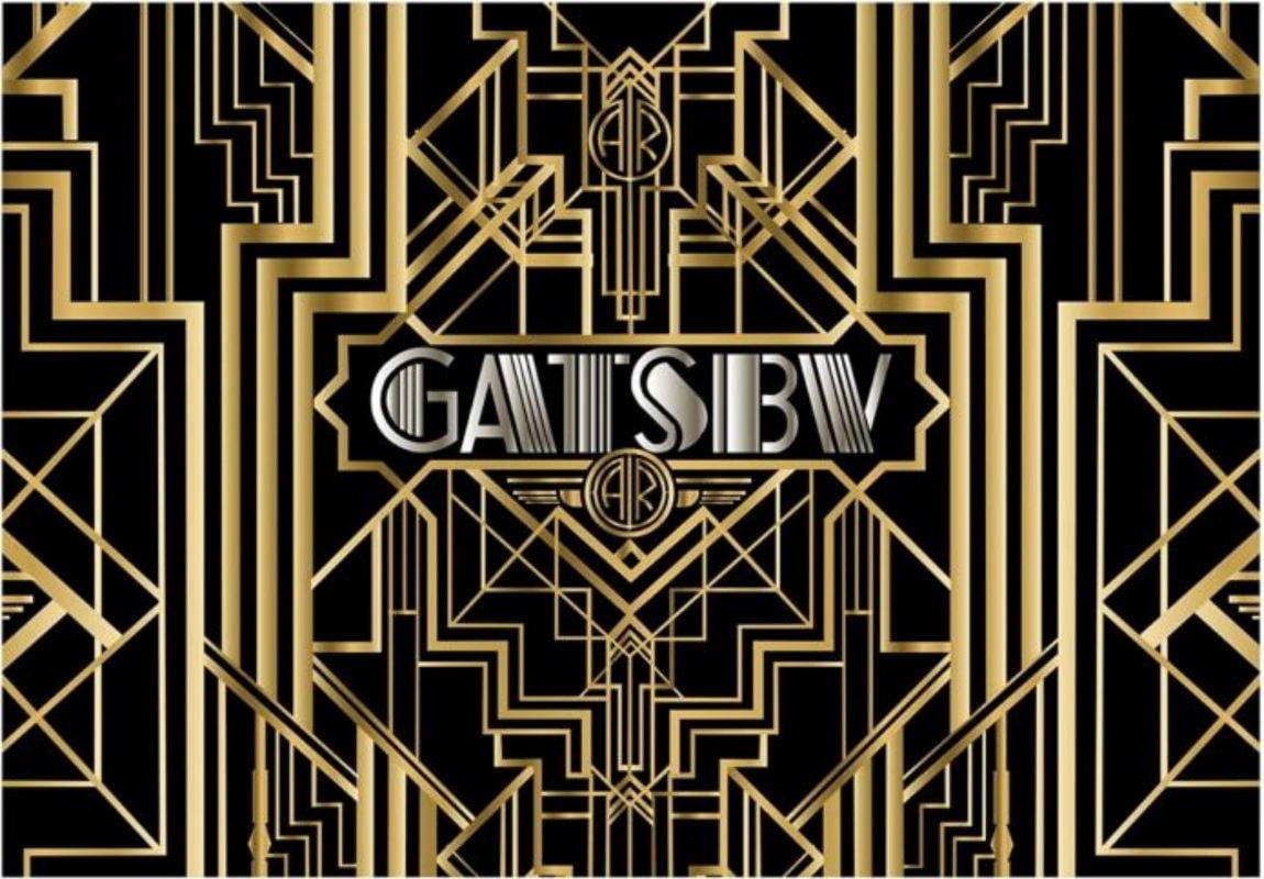 The Great Gatsby Wedding Background Party Baby Shower Banner Photo ...
