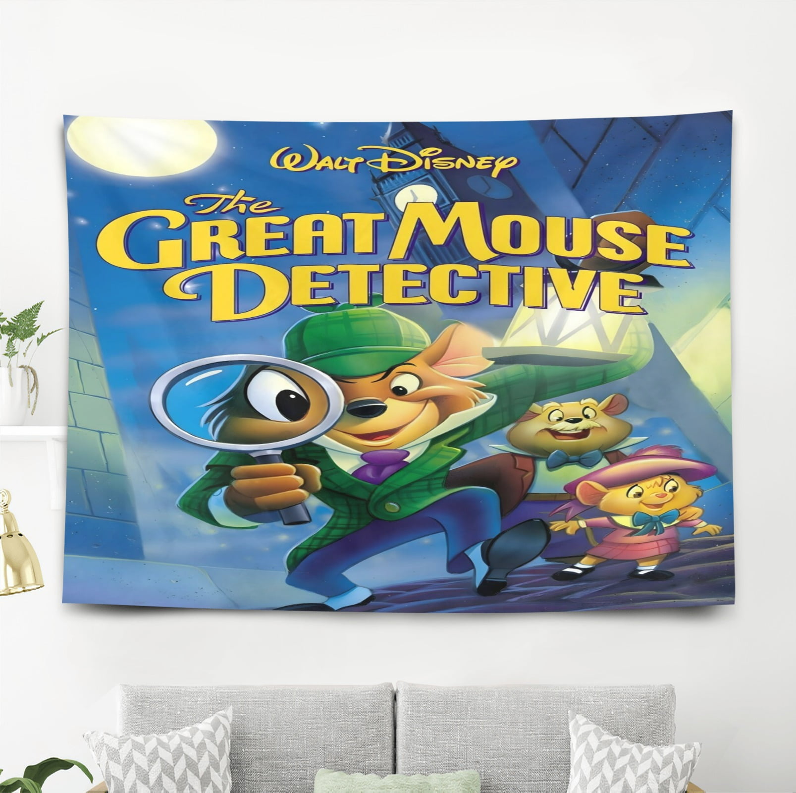 The Great Mouse Detective Flushing Tapestry - Horizontal（60"x40 ...