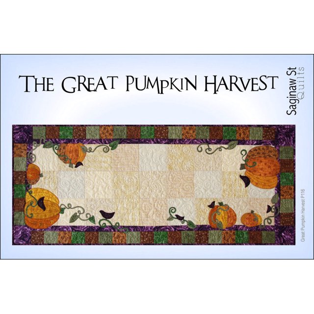 The Great Pumpkin Harvest Table Runner Pattern - Walmart Business Supplies