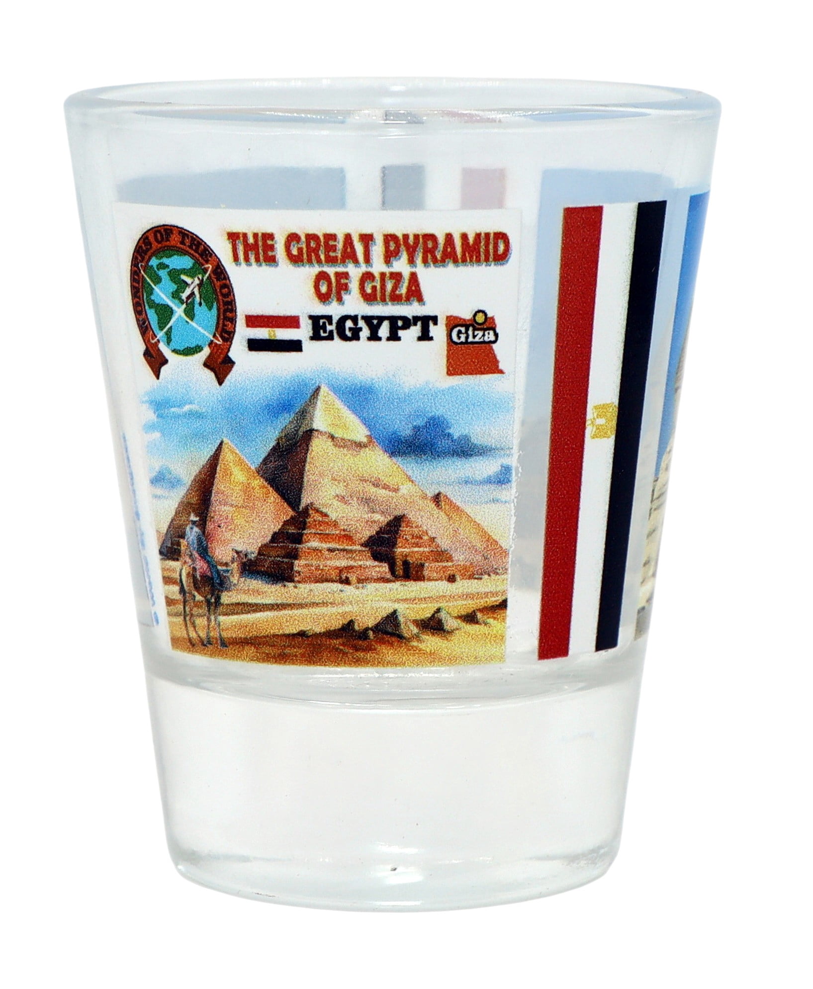 The Great Pyramid Of Giza Egypt Wonders of the World Collection Shot ...