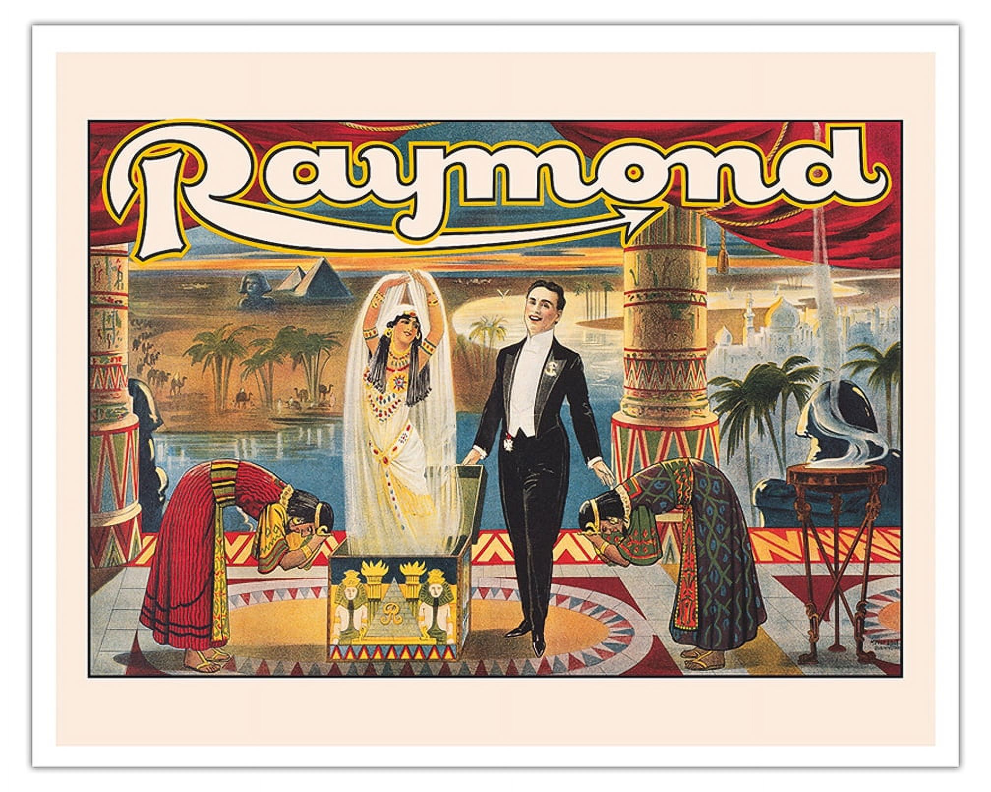 The Great Raymond Magician - Egyptian Show at Stoll Theater - Vintage ...