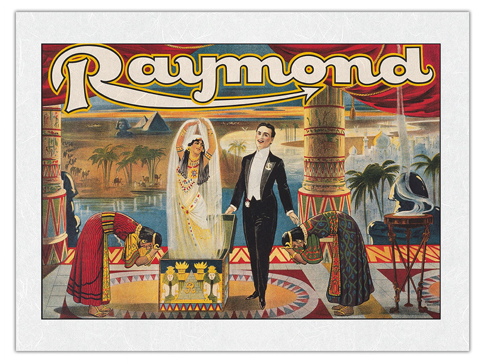 The Great Raymond Magician - Egyptian Show at Stoll Theater - Vintage ...