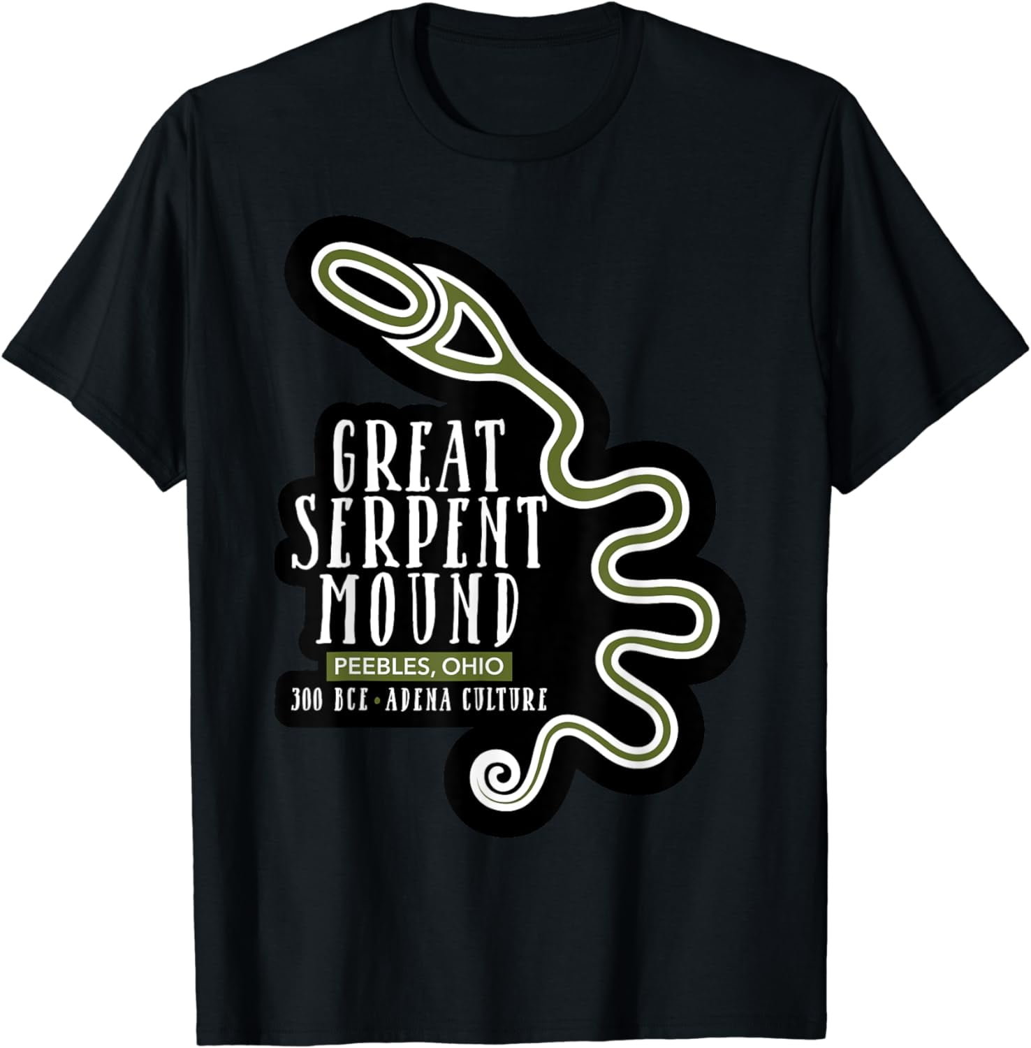 The Great Serpent Mound T-Shirt - Walmart.com