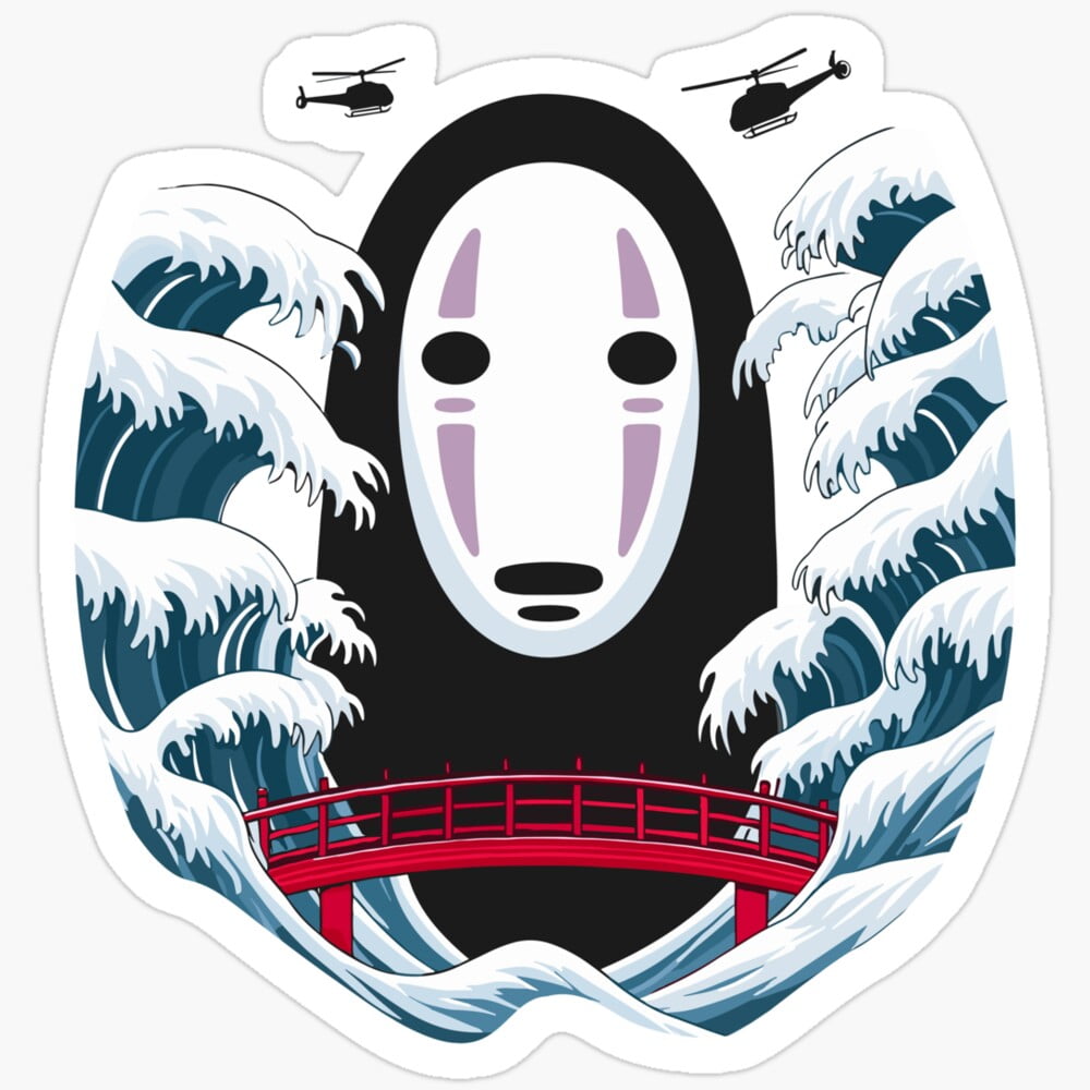 The Great Spirit Attack Sticker Phone Decal Water Bottle Stickers Car ...