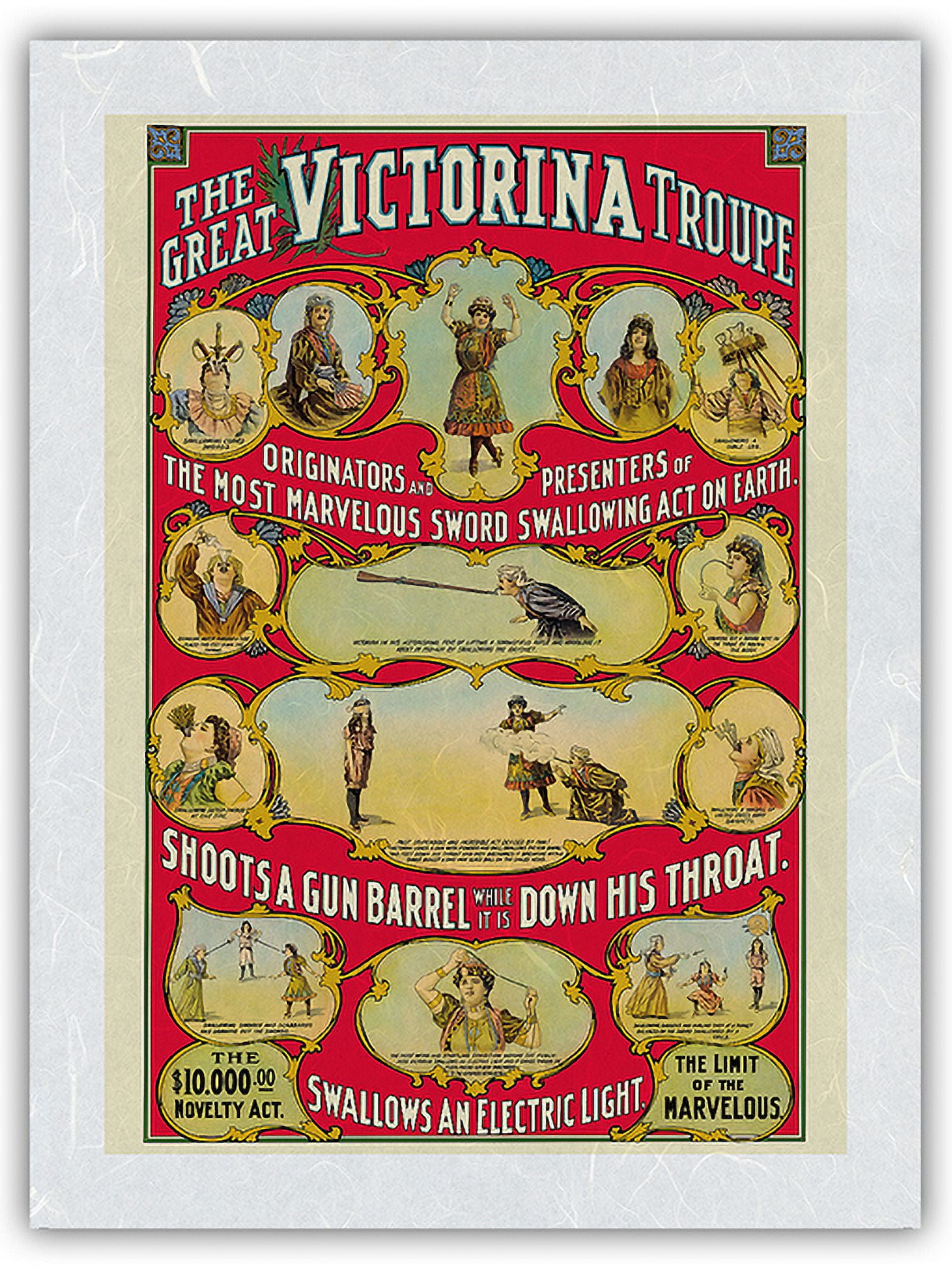 The Great Victorina Troupe - Traveling Magic and Novelty Show - Vintage ...