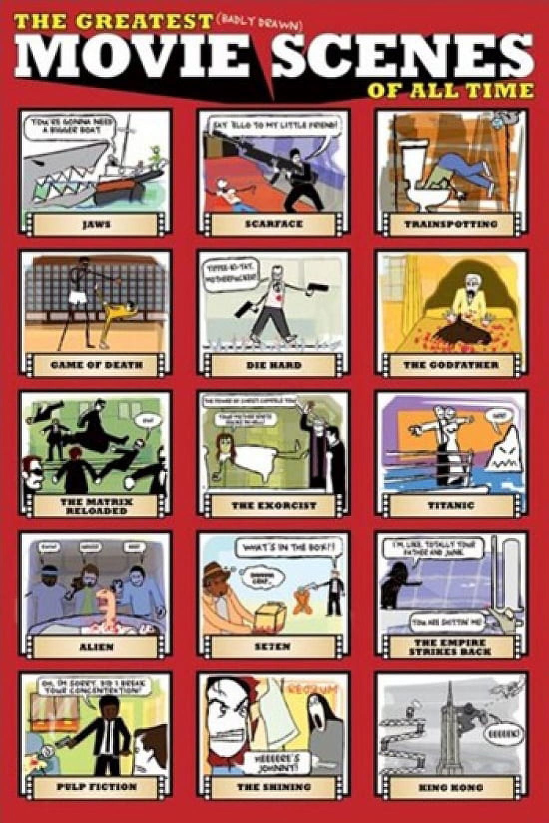 The Greatest Movie Scenes of all Time Laminated Poster (24 x 36 ...