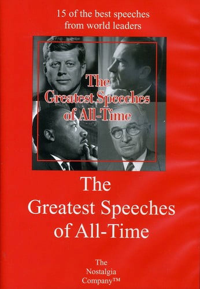 The Greatest Speeches of All-Time (DVD), Soundworks Int. DVD, Special ...