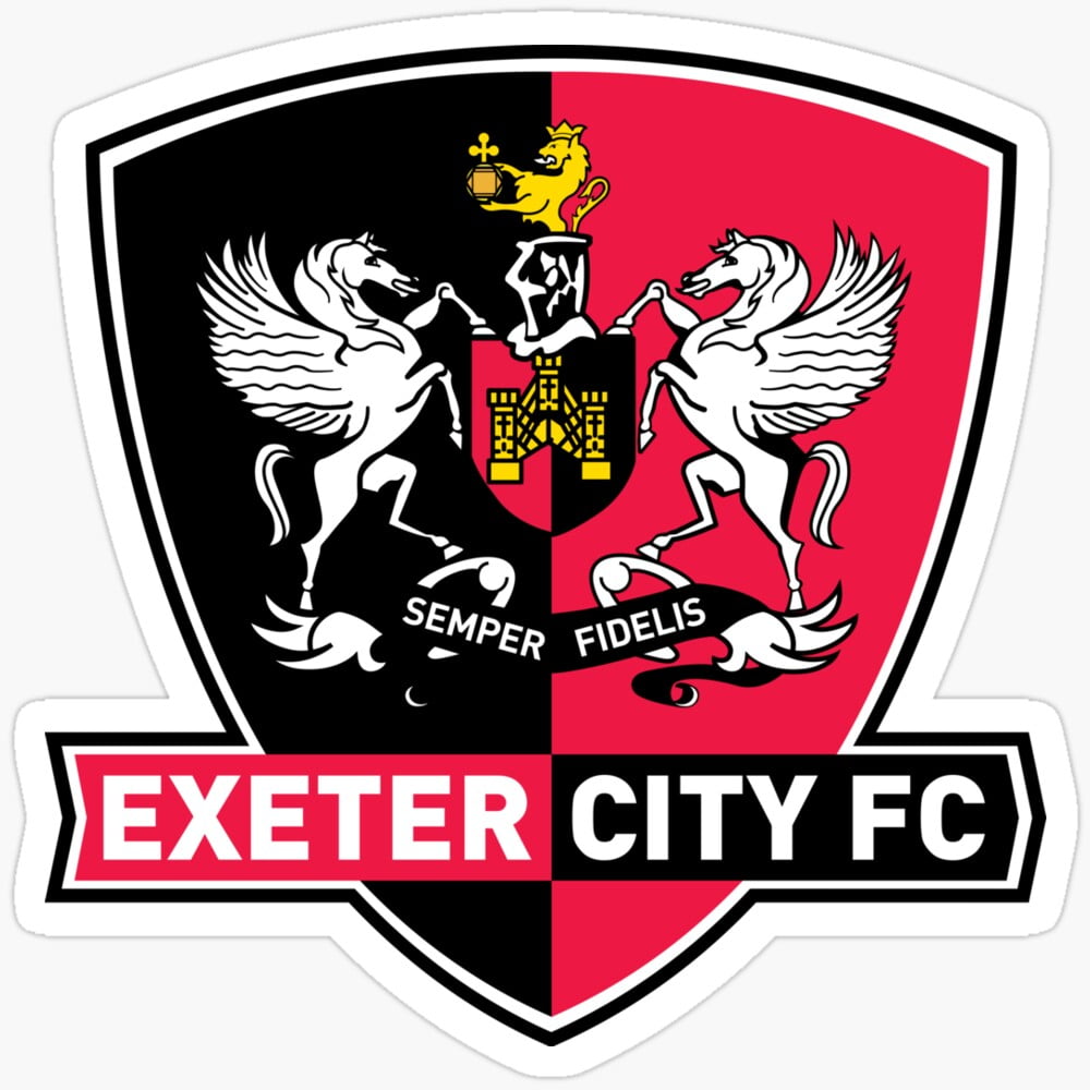 The Grecians Exeter City Fc Sticker Phone Decal Water Bottle Stickers ...