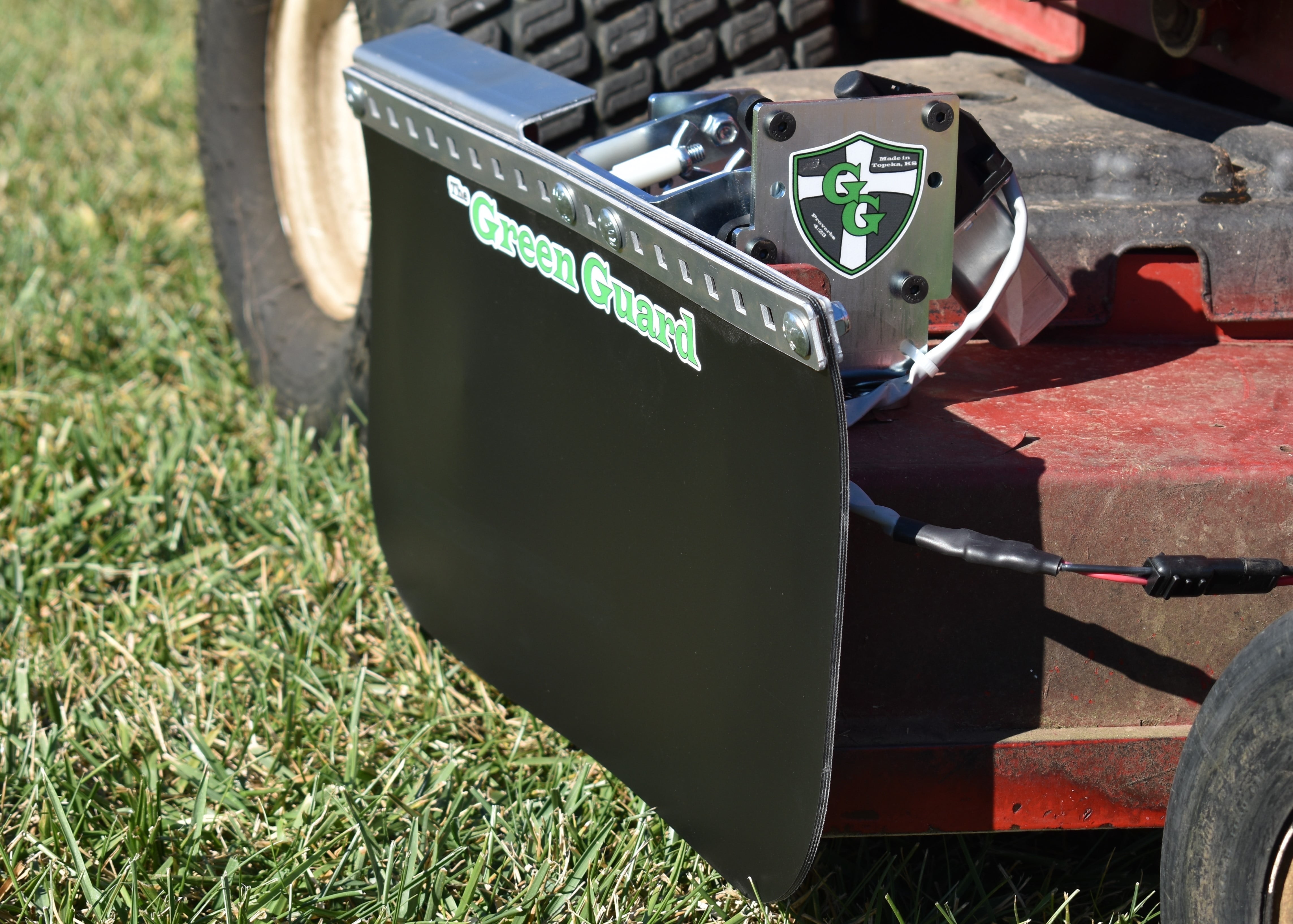 'The Green Guard' - Motorized Chute Blocker (w/Rubber Guard) - Walmart.com