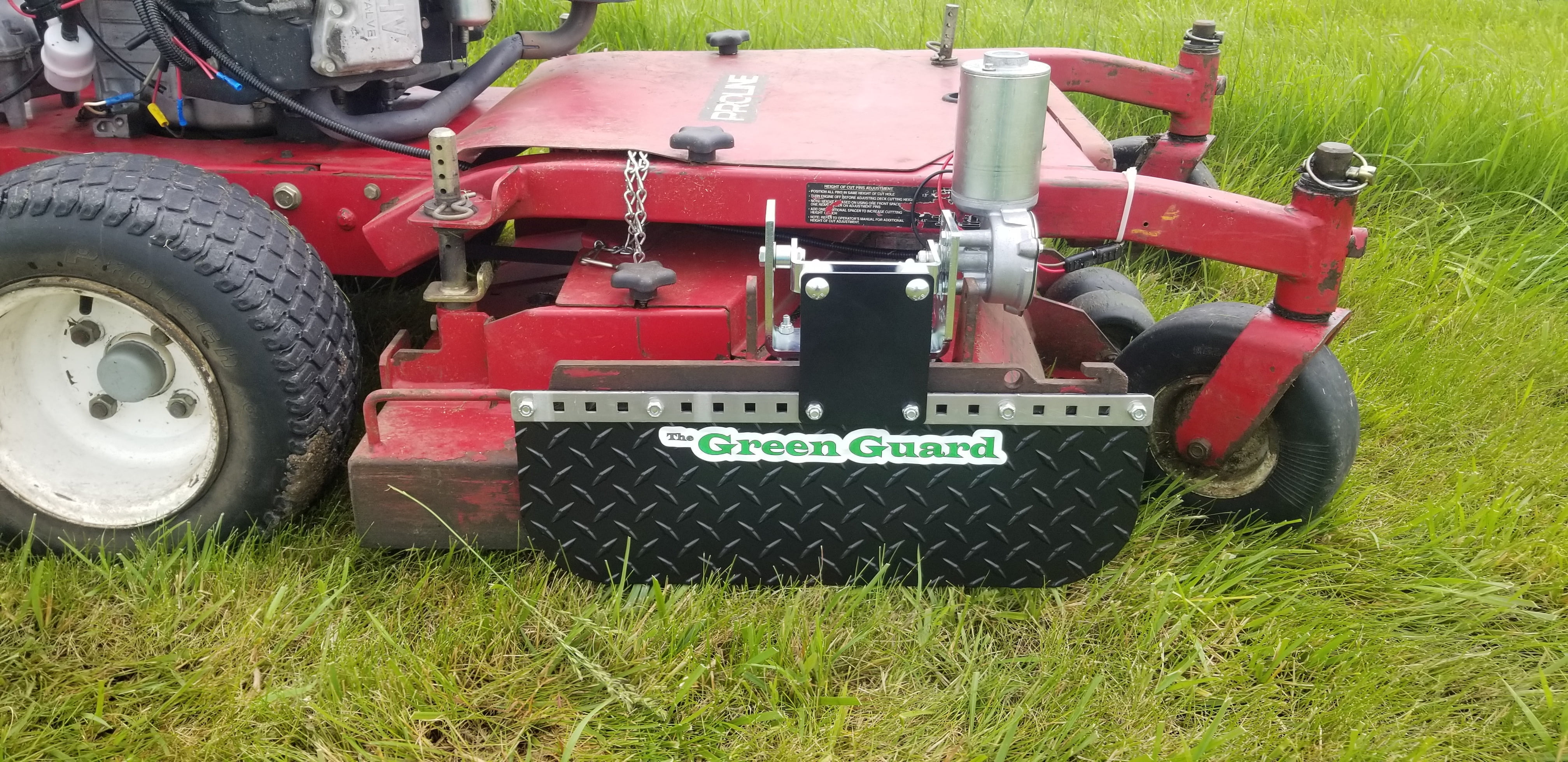 The Green Guard [SLIM - HD]' Motorized Chute Blocker (w/Aluminum Guard ...