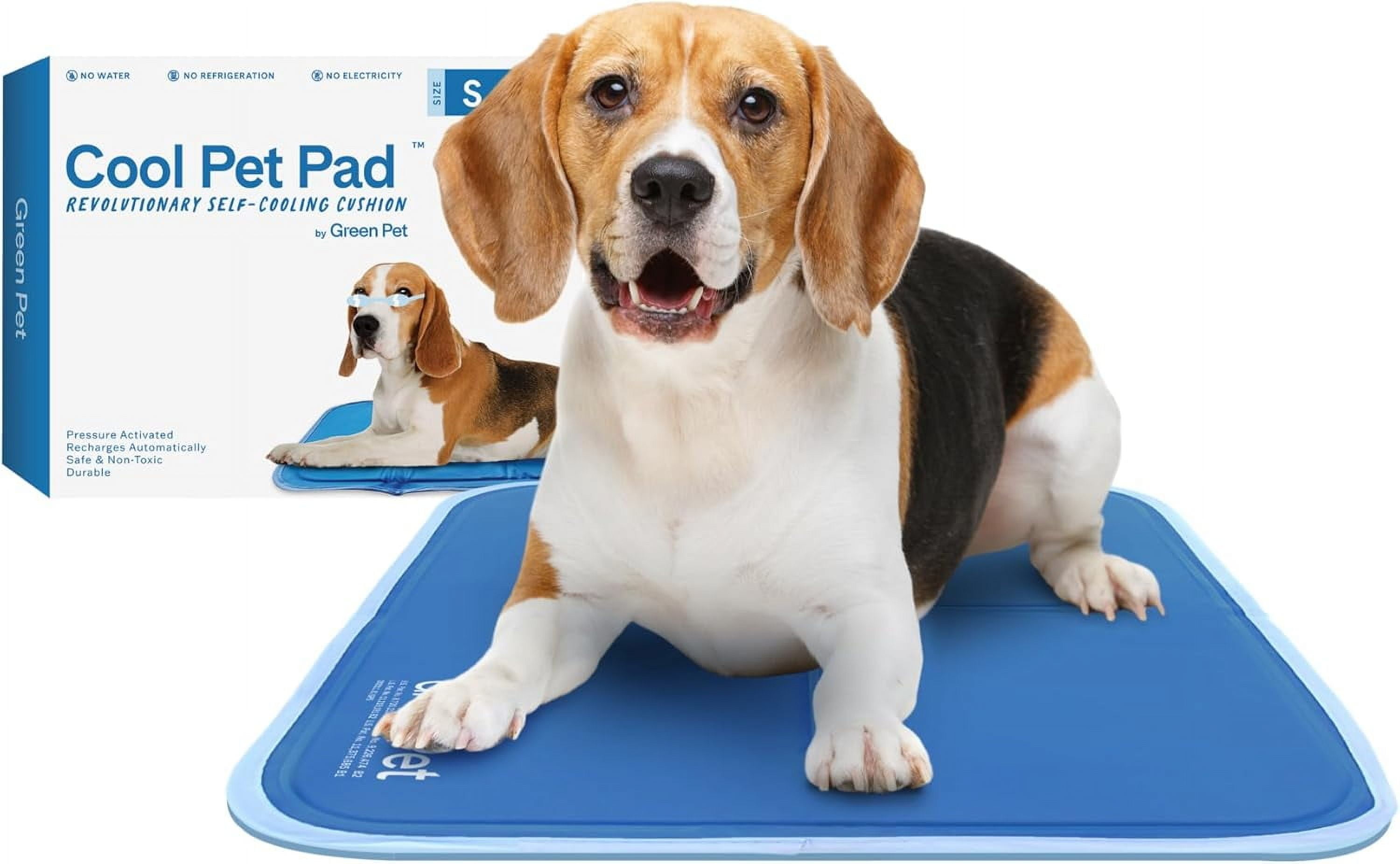 The Green Pet Shop Cool Pet Pad - Extra Small, Blue - Self-Cooling ...