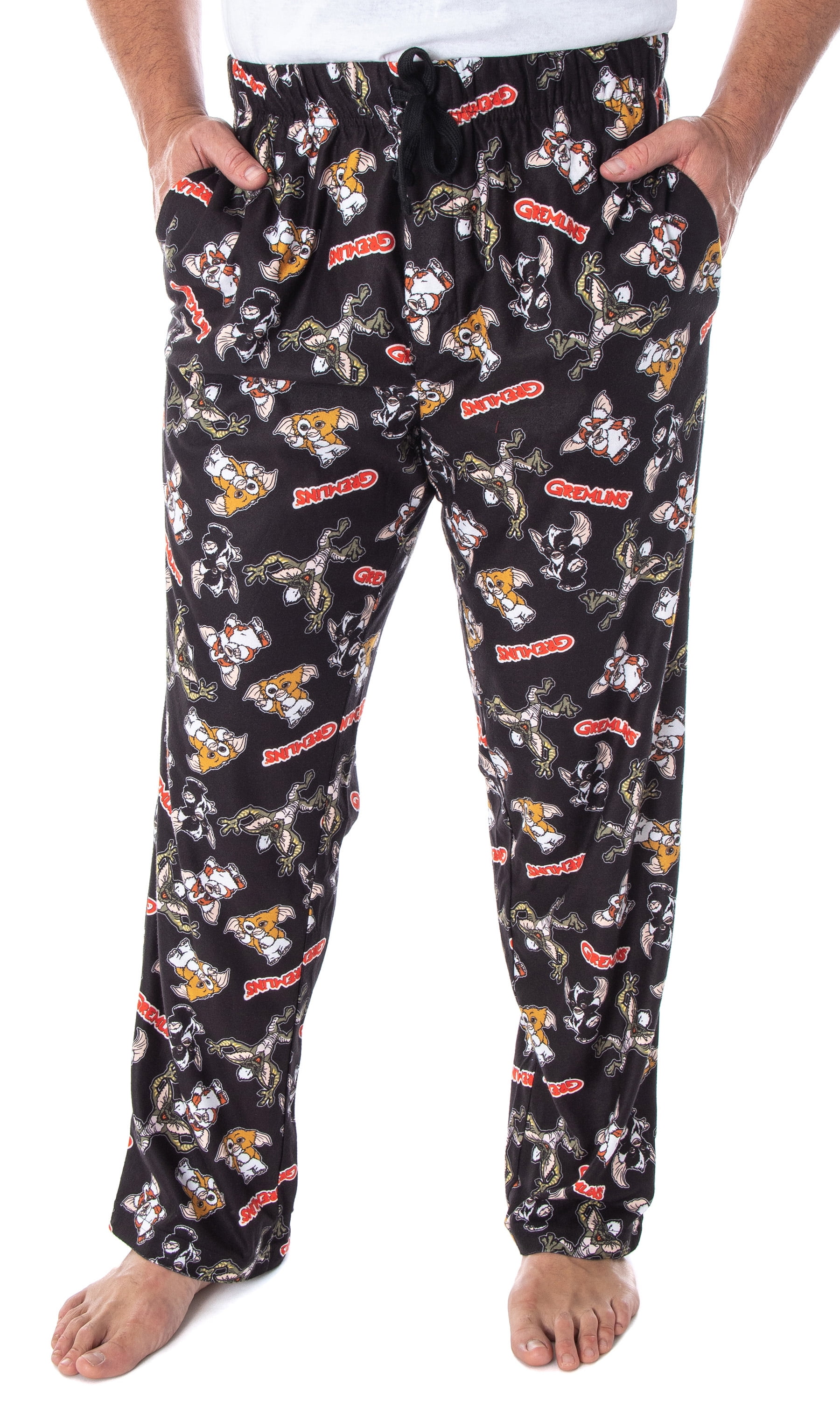 The Gremlins Men's Gizmo Stripe Daffy Mogwai Sleep Lounge Pajama Pants ...