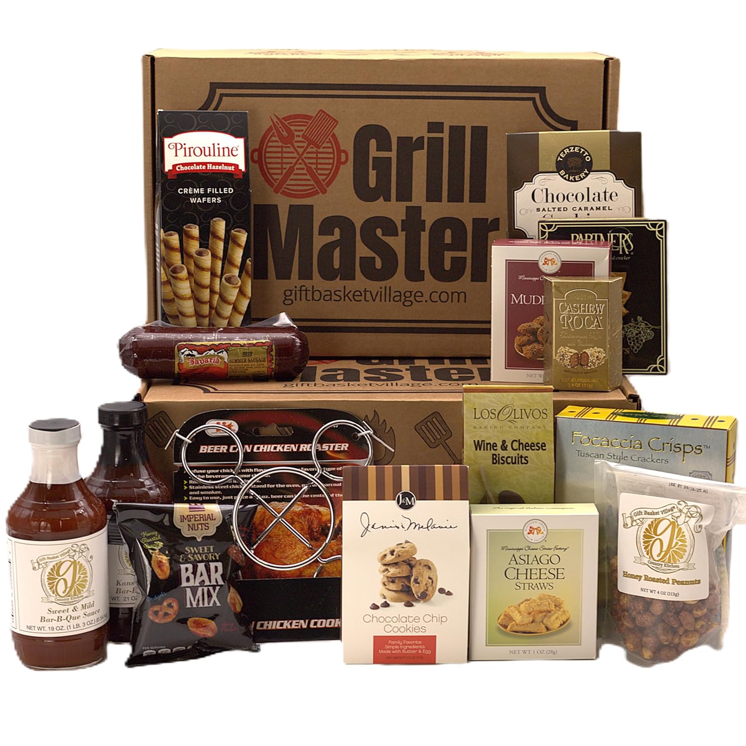 The Grill-Master, Deluxe - Grilling Box for Men with BBQ Sauce, Nuts ...