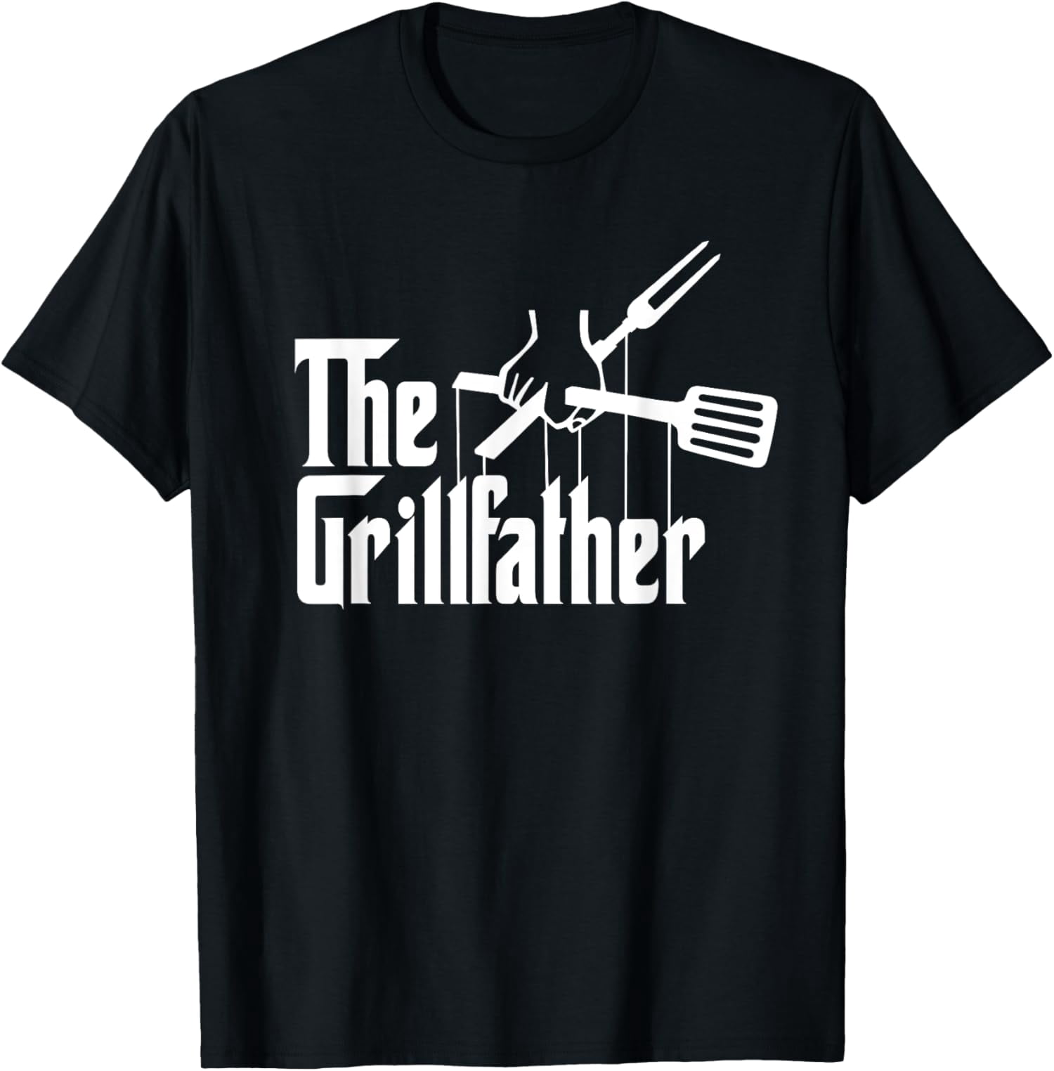 The Grillfather BBQ Grill & Smoker | Barbecue Chef T-Shirt - Walmart.com