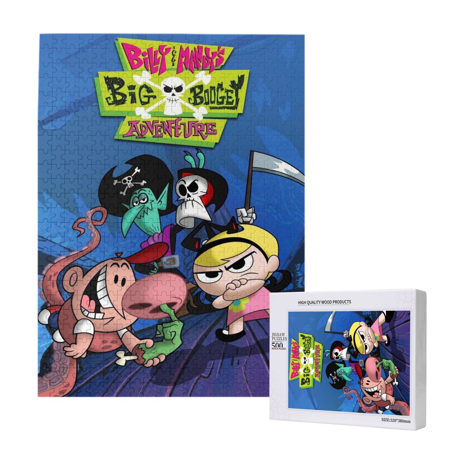 The Grim Adventures of Billy & Mandy Jigsaw Puzzle Interactive Brain ...