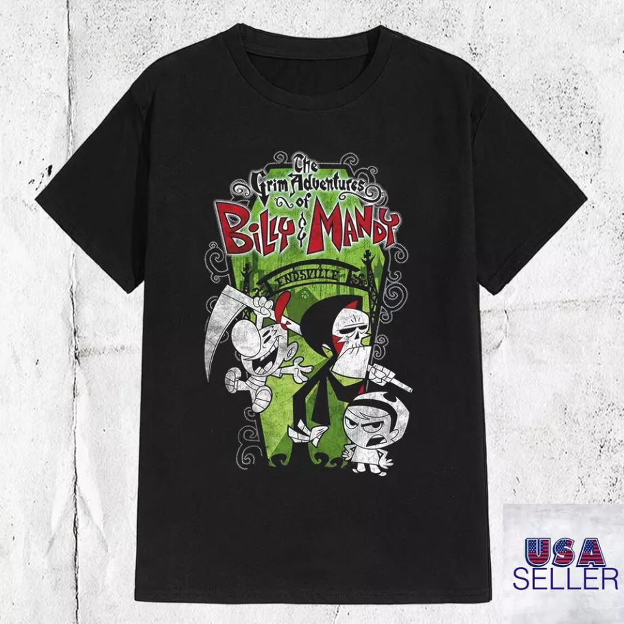 The Grim Adventures of Billy and Mandy T-Shirt , Multi color - Walmart.com