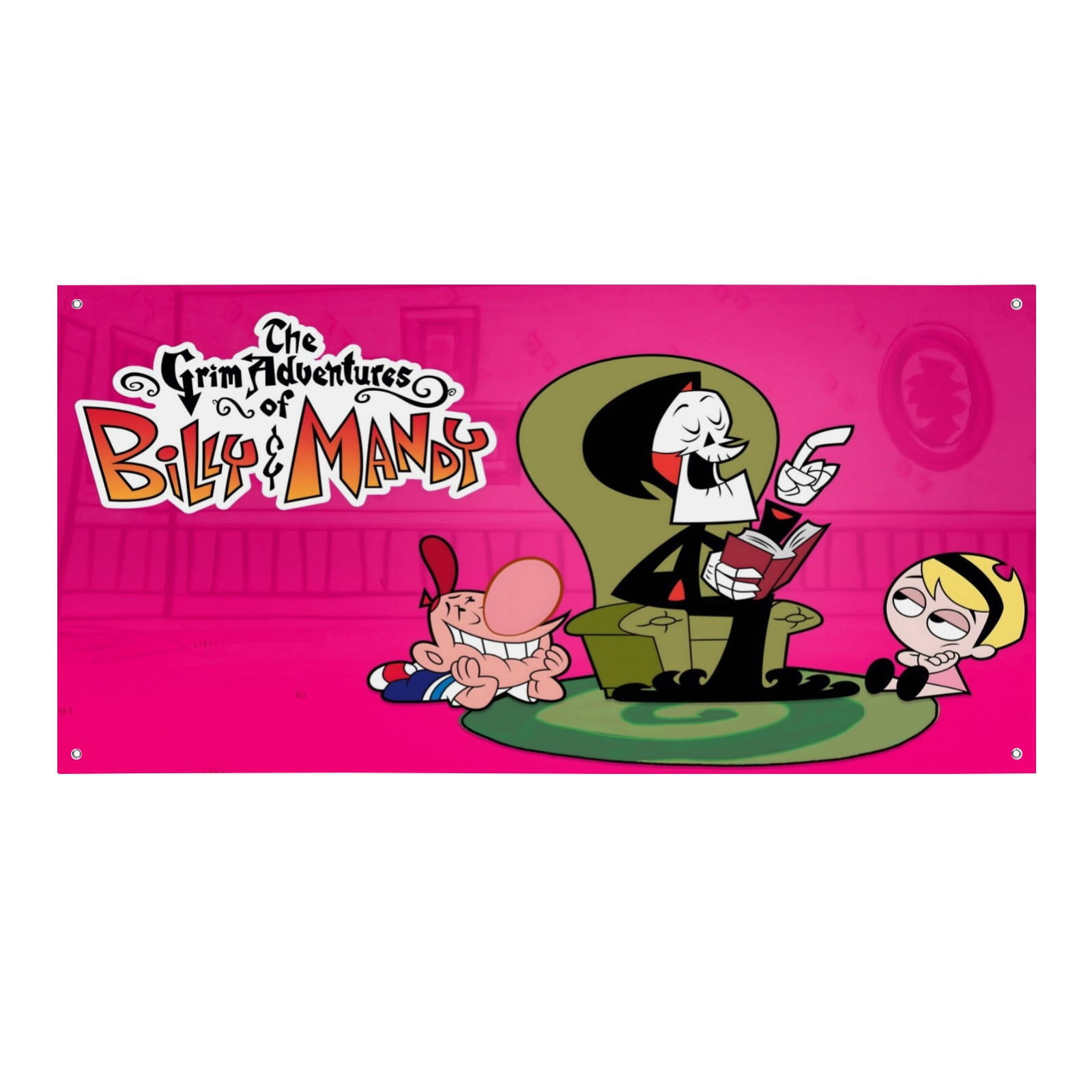 The Grim Adventures of Billy and Mandy-Theme Backdrops Banner Birthday ...