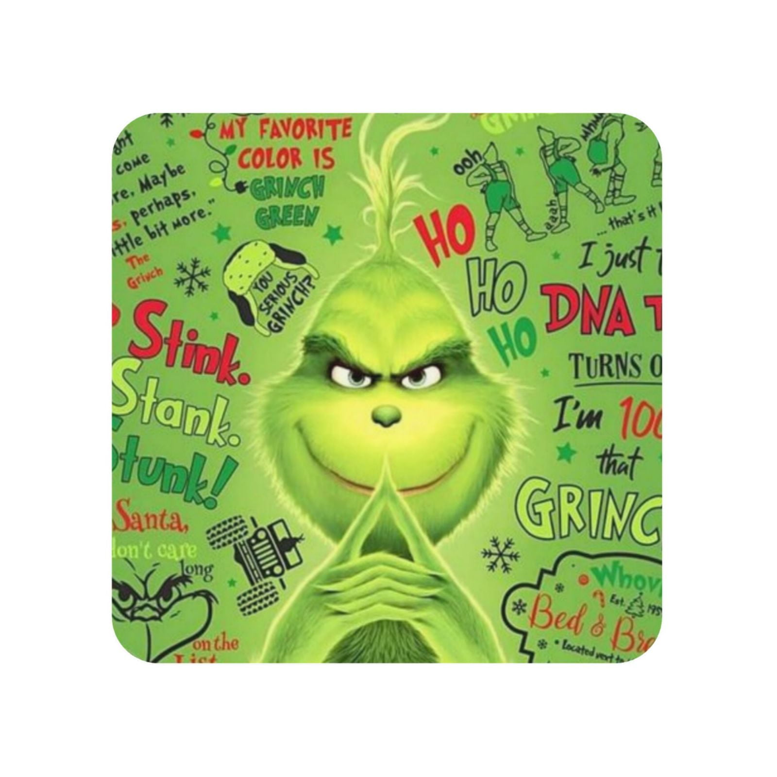 The Grin-Ch Fridge Magnets, Acrylic Magnetic Refrigerator Sticker ...