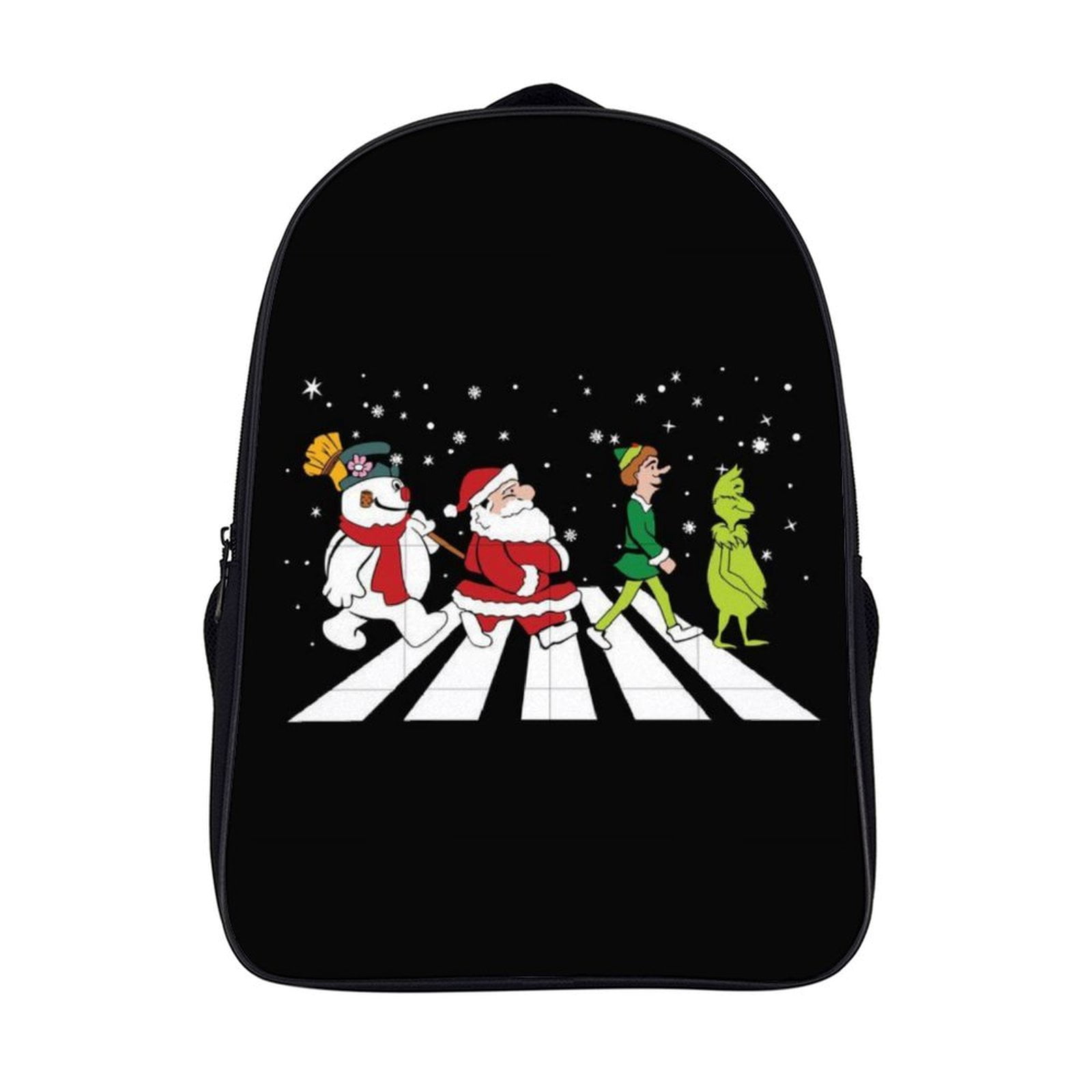 The-Grinch 16 Inch Backpack with Side Pockets Lightweight Bookbag with ...