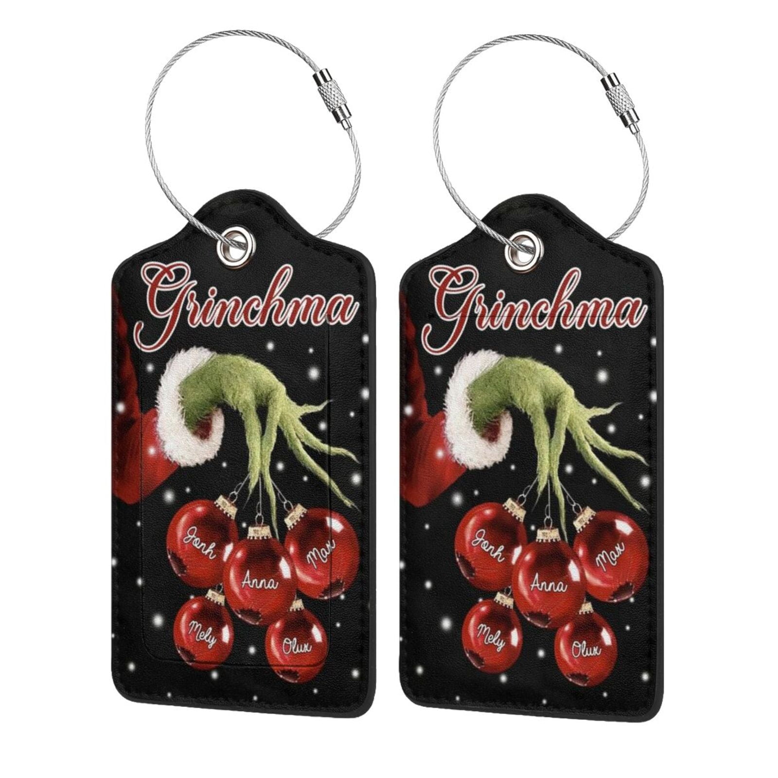 The Grinch 17 Luggage Tags for Suitcases Travel ID Identification ...