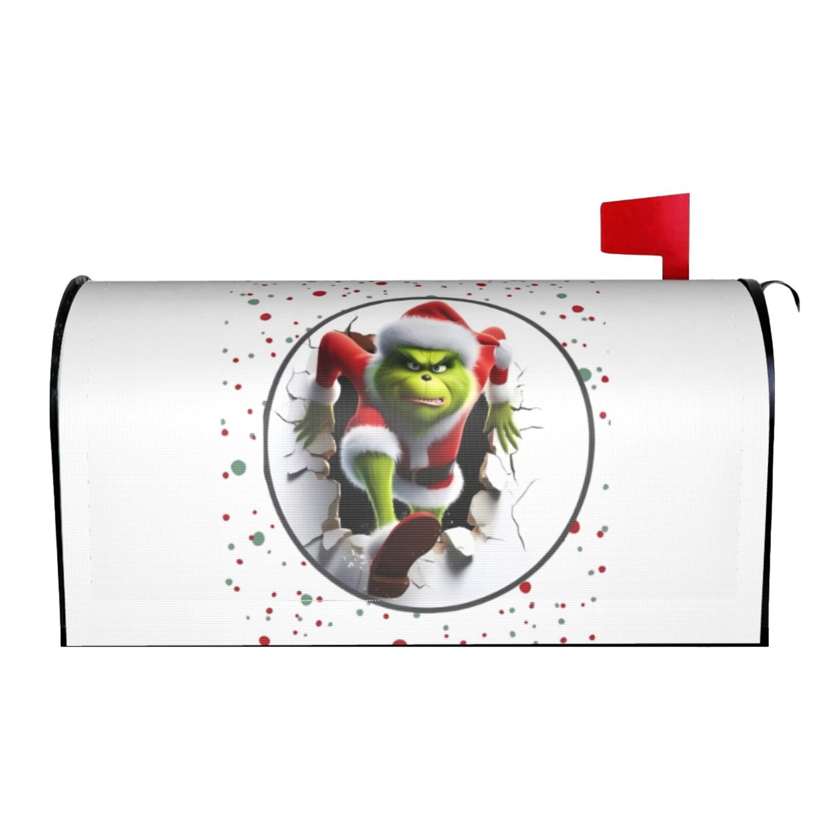 The Grinch 23 Cartoon Character Mailbox Cover Magnetic Standard Size ...