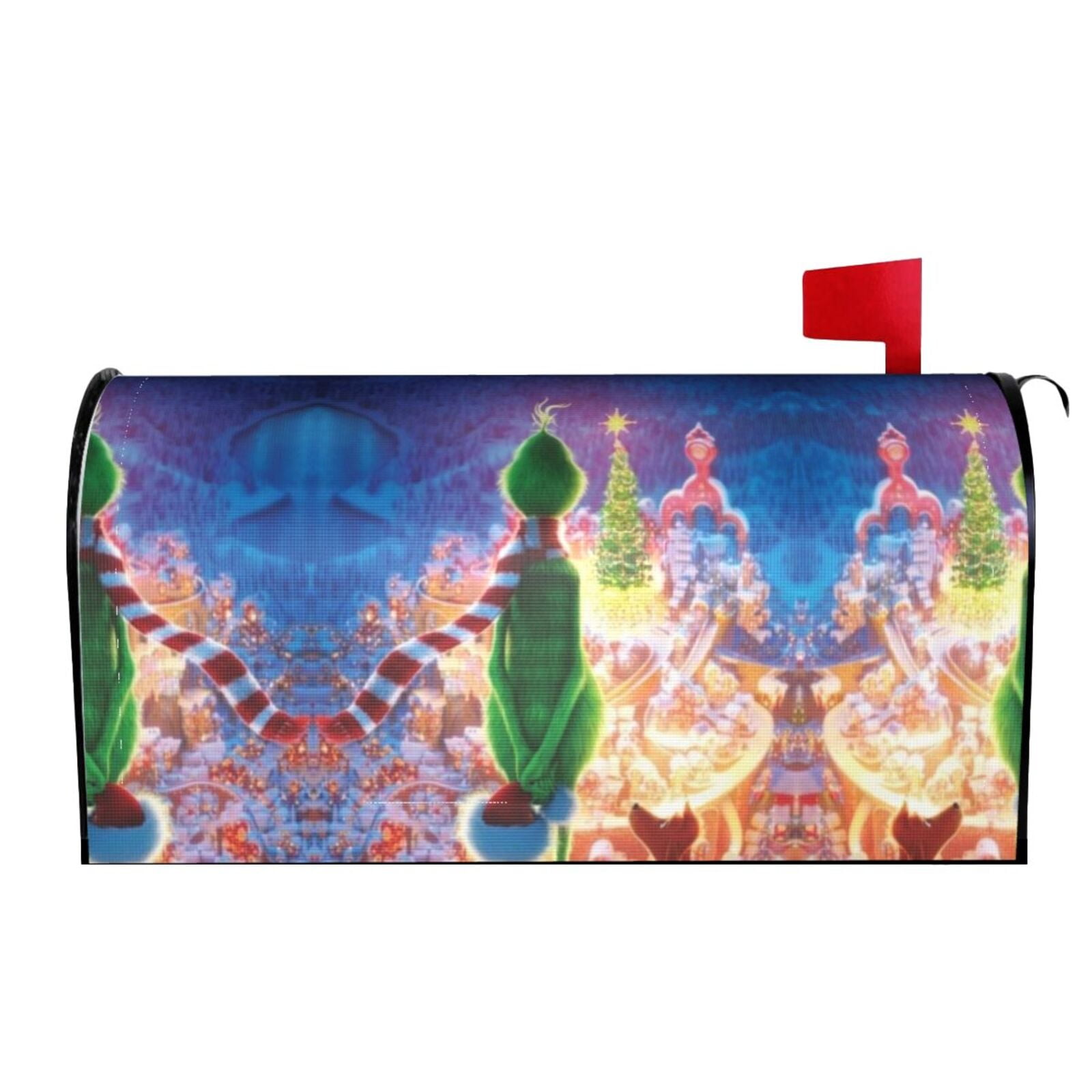 The Grinch 25 Cartoon Character Mailbox Cover Magnetic Standard Size ...