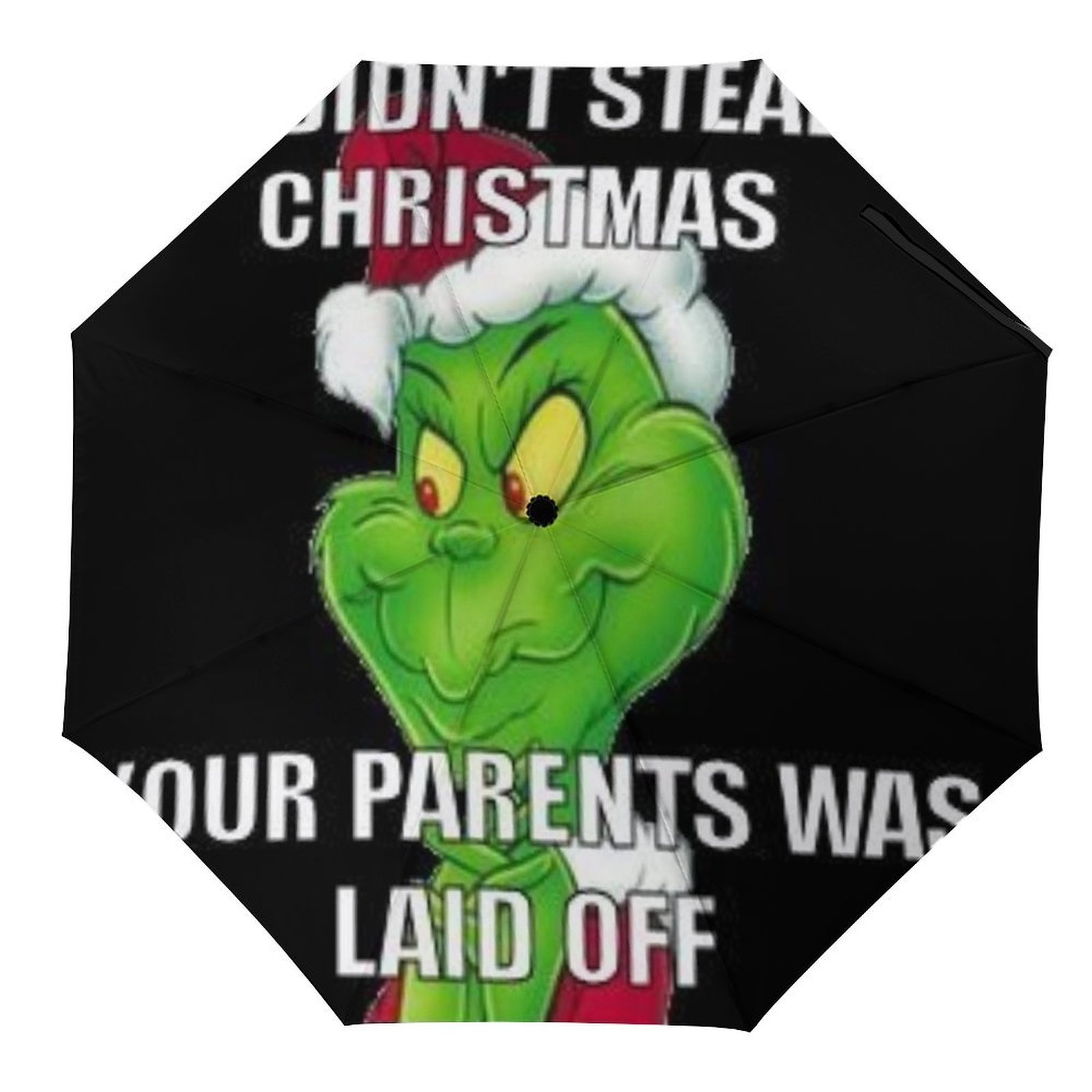 The The-Grinch 3 Fold Umbrella Automatic Open-close Cartoon UV ...