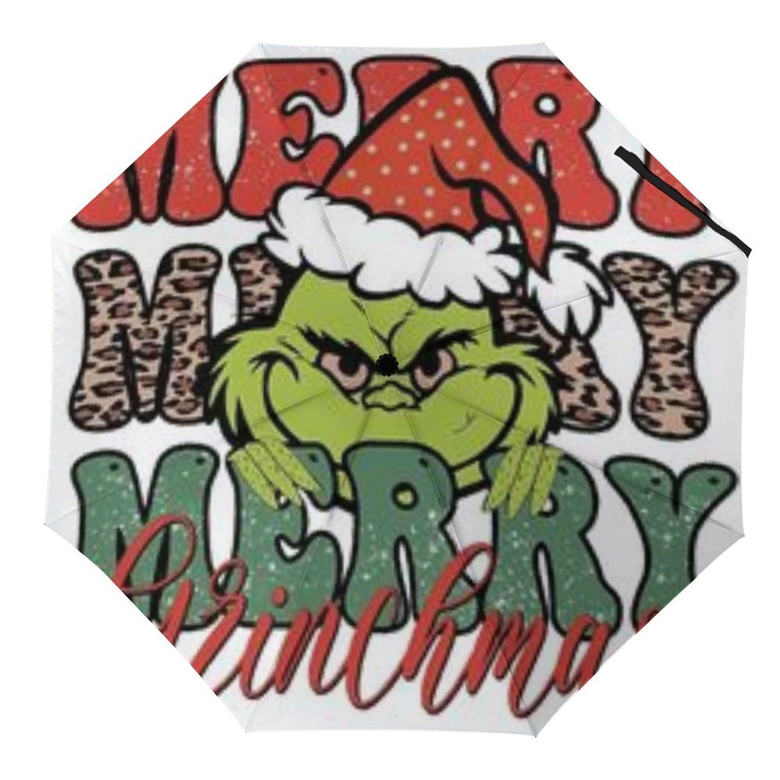 The - Grinch 3 Fold Umbrella Automatic Open-close Cartoon UV Resistant ...