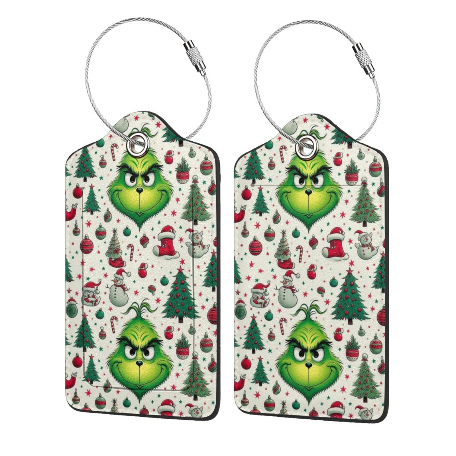 The Grinch 31 Luggage Tags for Suitcases Travel ID Identification ...