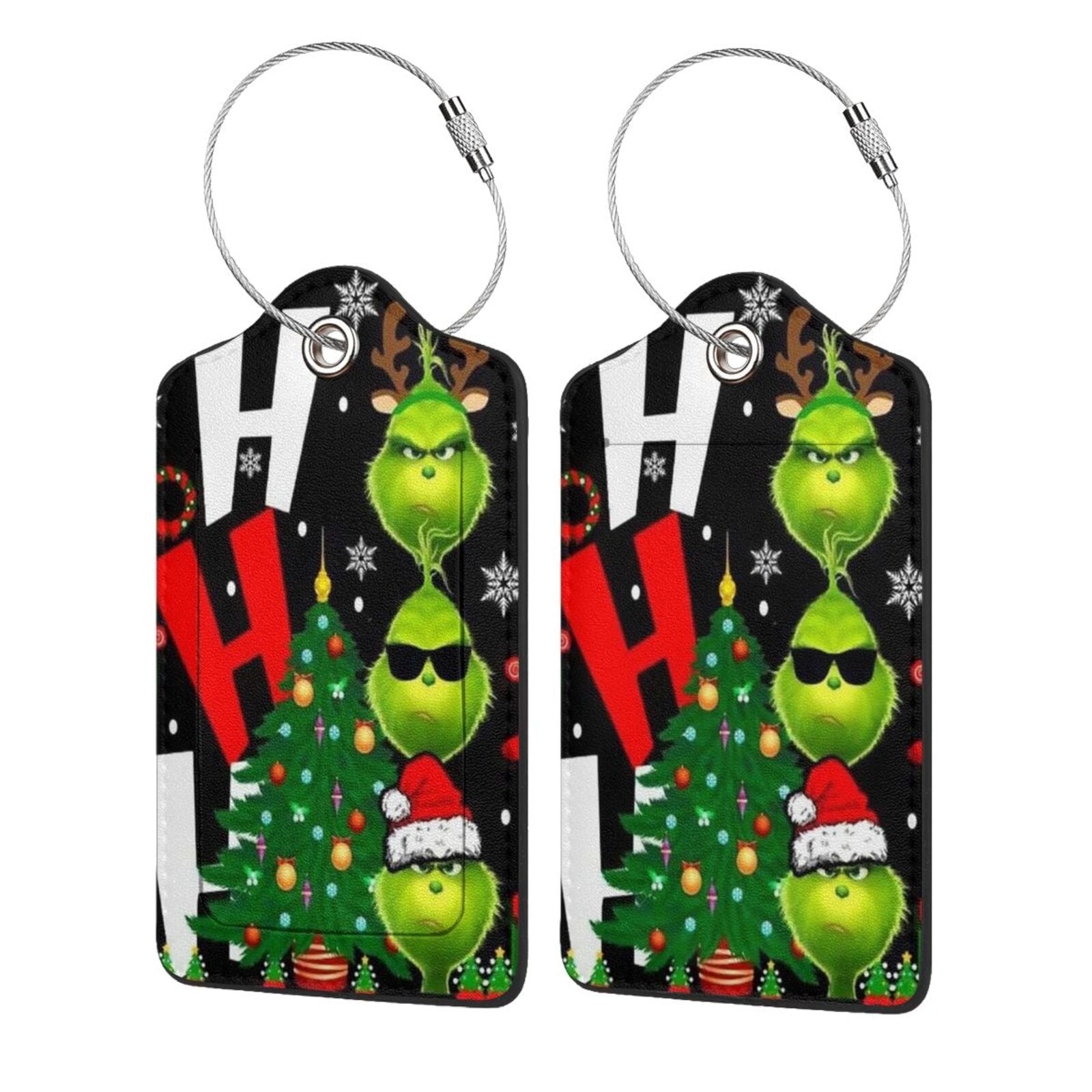 The Grinch 33 Luggage Tags for Suitcases Travel ID Identification ...