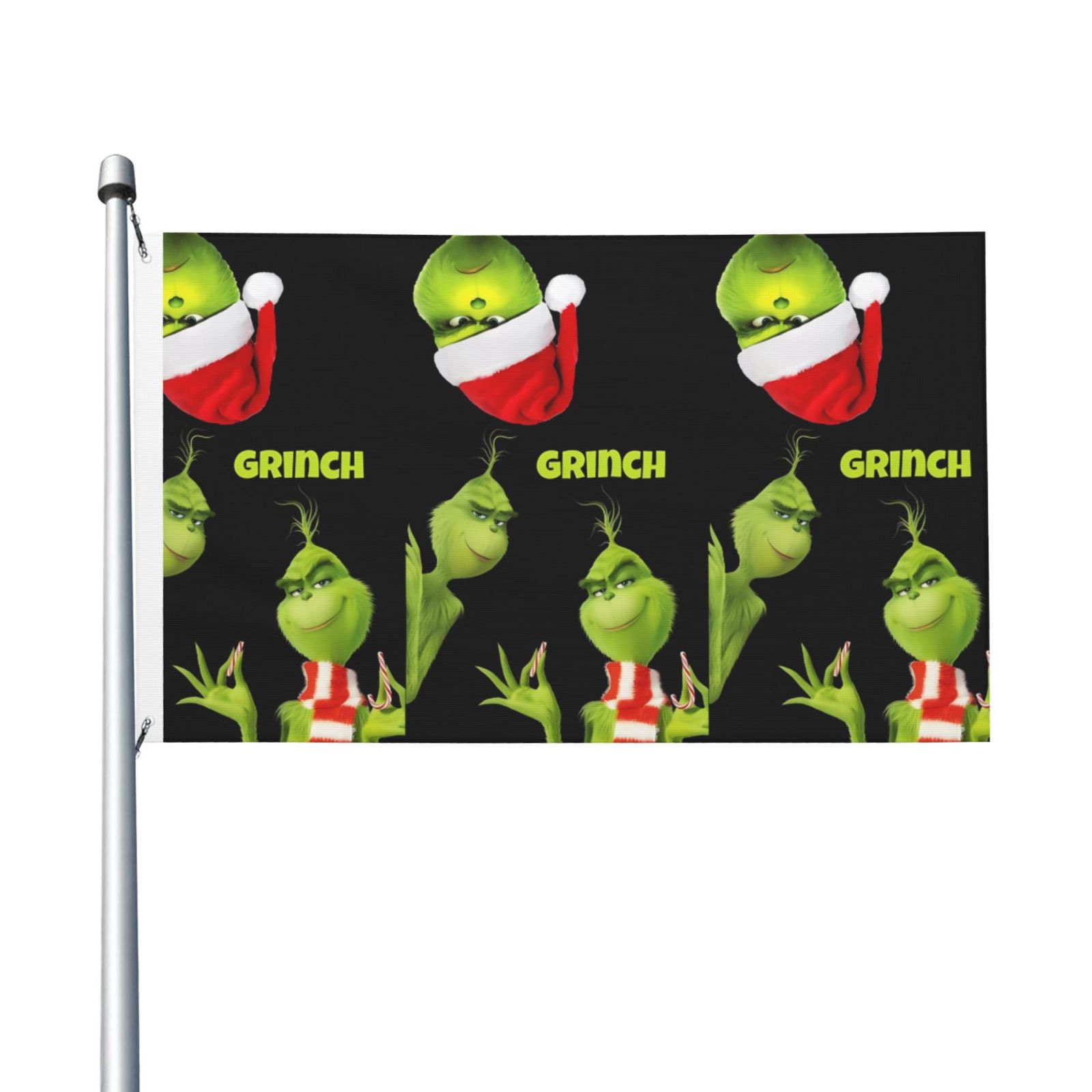 The Grinch 7 3x5ft Face Flag Fade Proof Holiday Fall Flag Outdoor ...