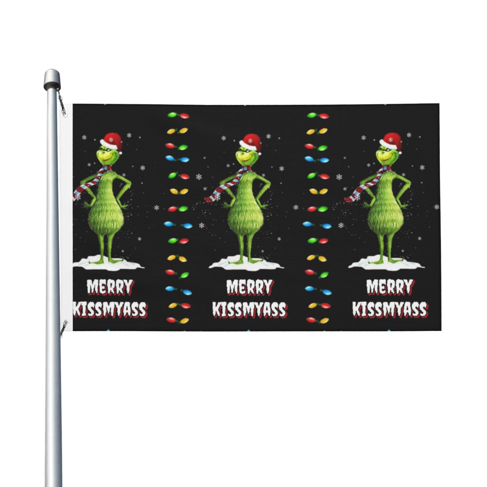 The Grinch 9 3x5ft Face Flag Fade Proof Holiday Fall Flag Outdoor ...