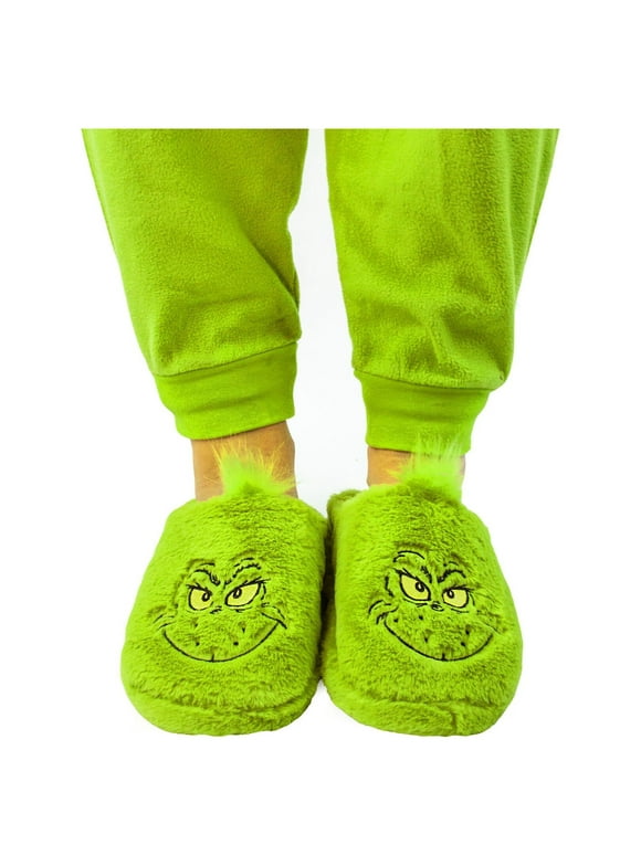 Dr Seuss Grinch Slippers