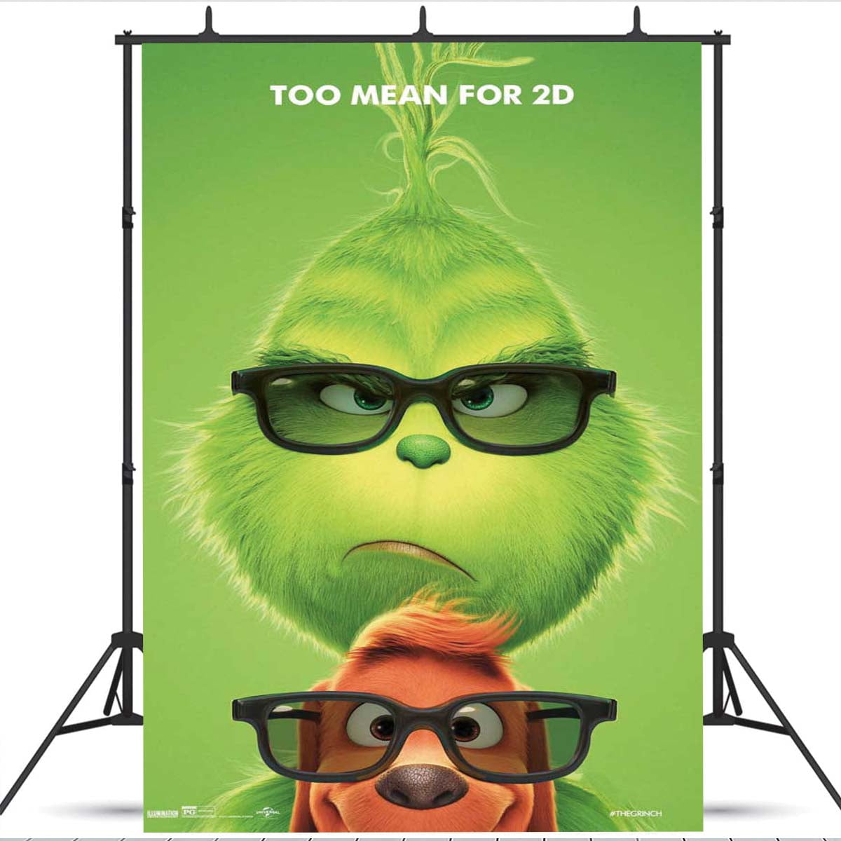 The Grinch Background school Wall Decor Taspestry Poster Banner ...