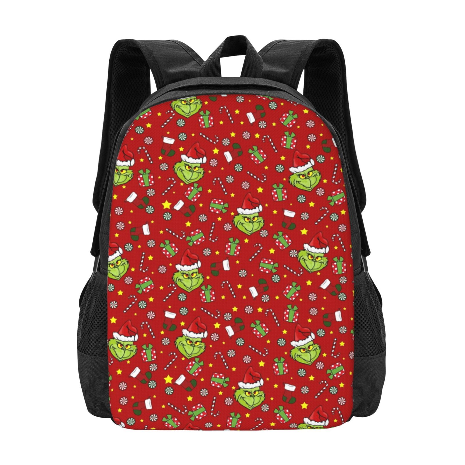 The Grinch Backpack,3D Print Laptop Backpack Lightweight Casual Daypack ...