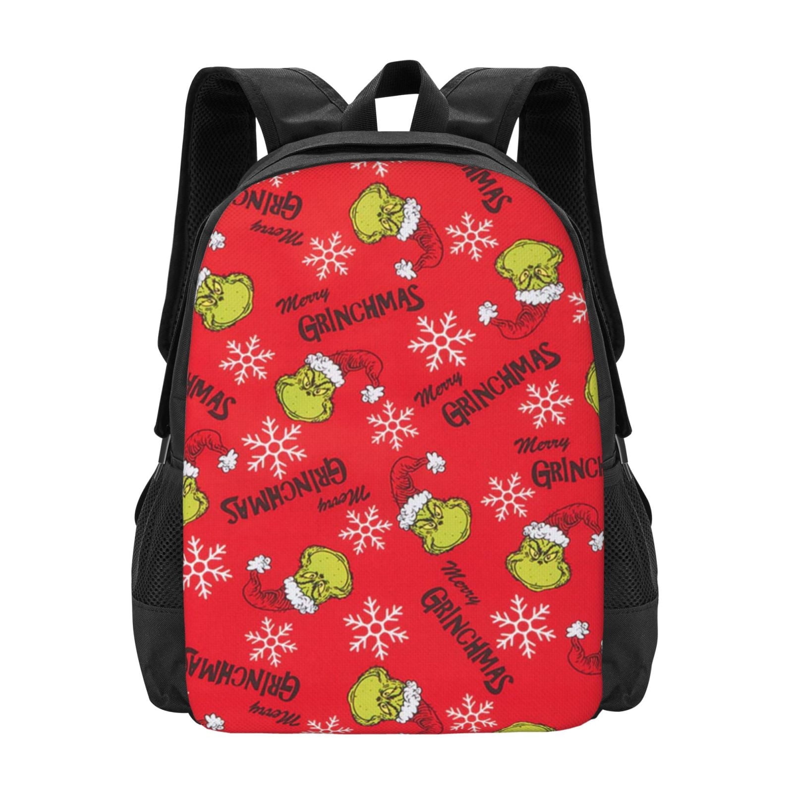 The Grinch Backpack,3D Print Laptop Backpack Lightweight Casual Daypack ...