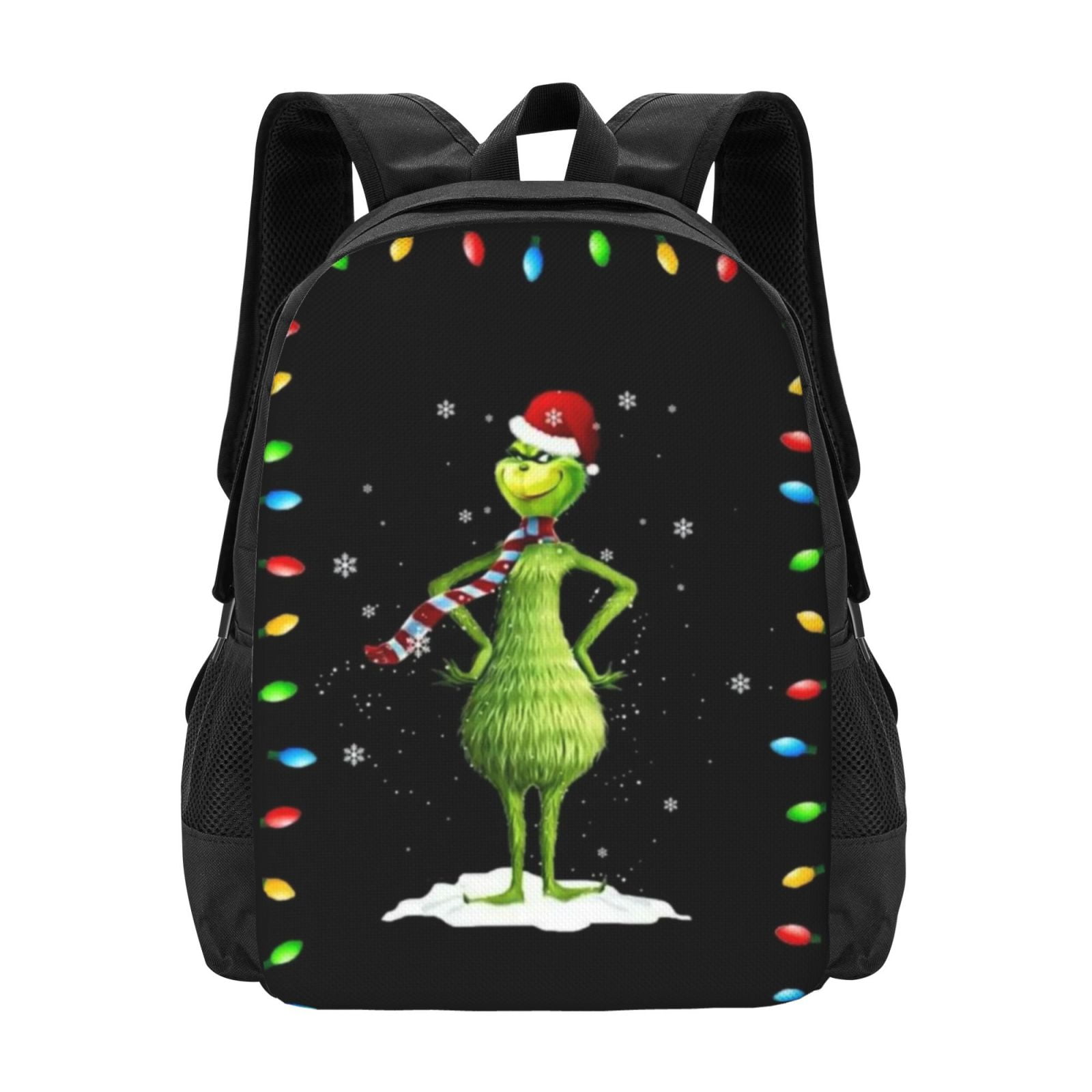 The Grinch Backpack,3D Print Laptop Backpack Lightweight Casual Daypack ...