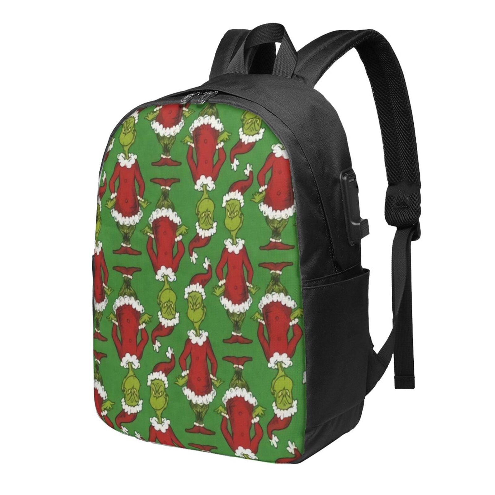The Grinch Backpack Fashion Travel Backpack Laptop Backpack 17 Inch ...