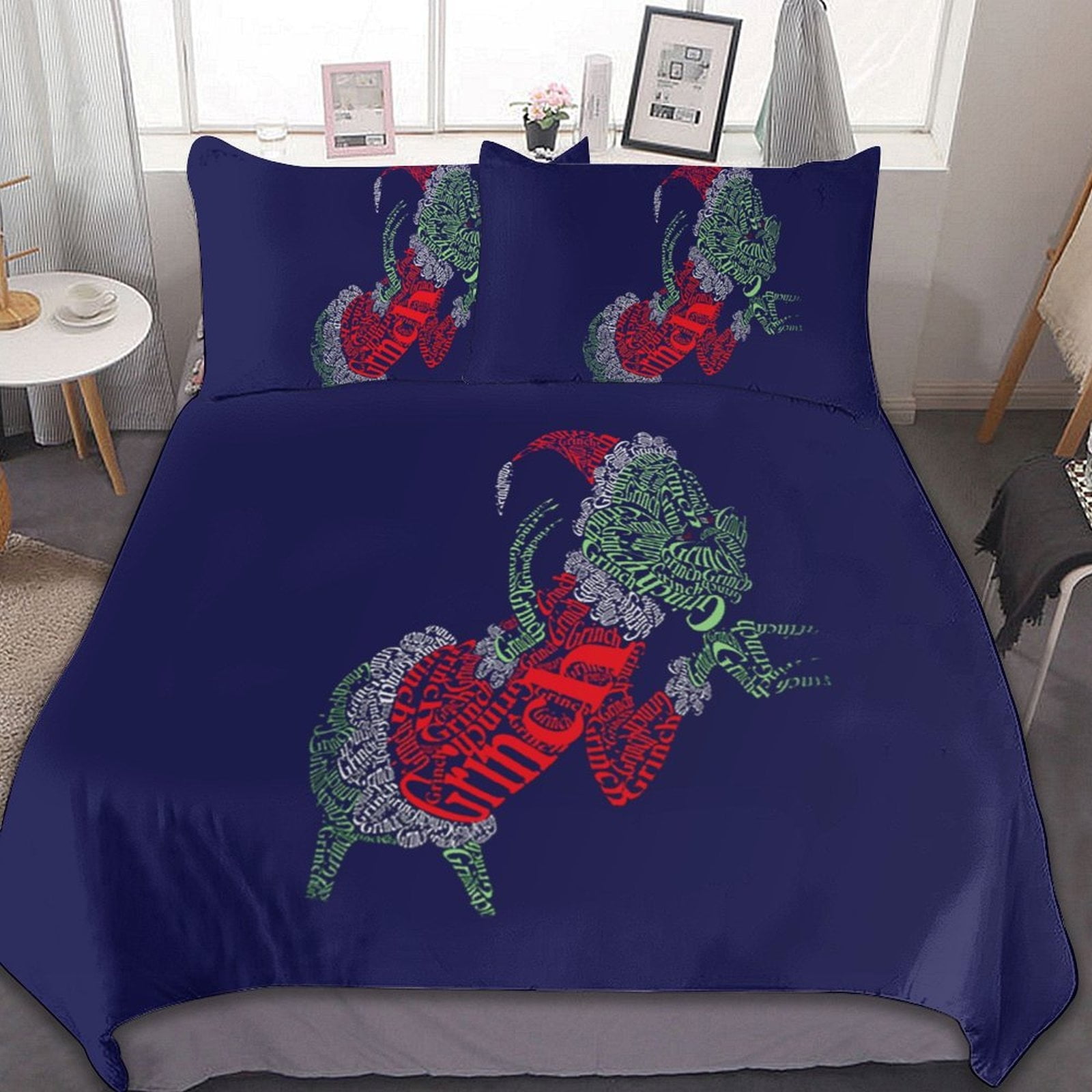 The Grinch Bed Duvet Cover Microfiber Bedding Sets 3D Printed ...