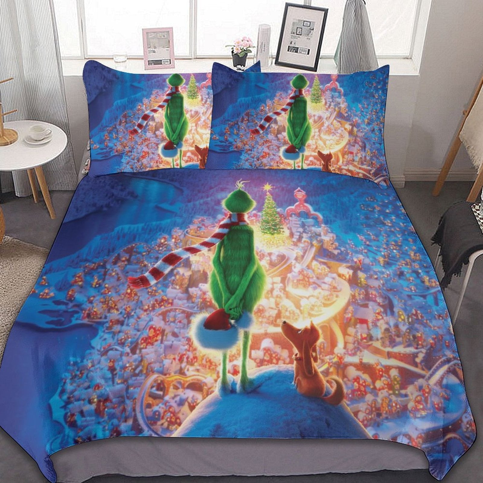 The Grinch Bed Duvet Cover Microfiber Bedding Sets 3D Printed ...