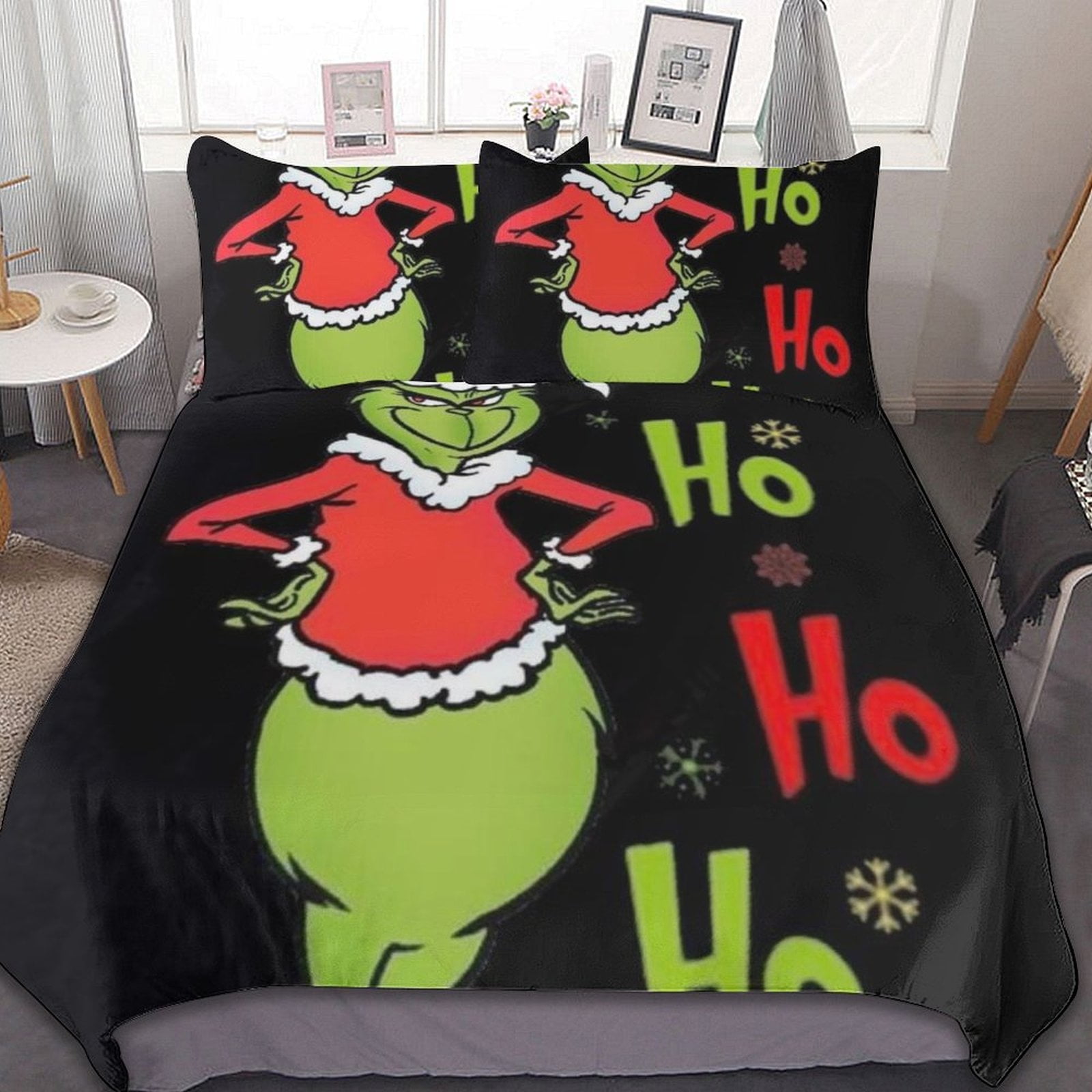 The Grinch Bed Duvet Cover Microfiber Bedding Sets 3D Printed ...