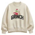 The Grinch - Block Letters And Max - Women's Oversized Fleece Crew ...